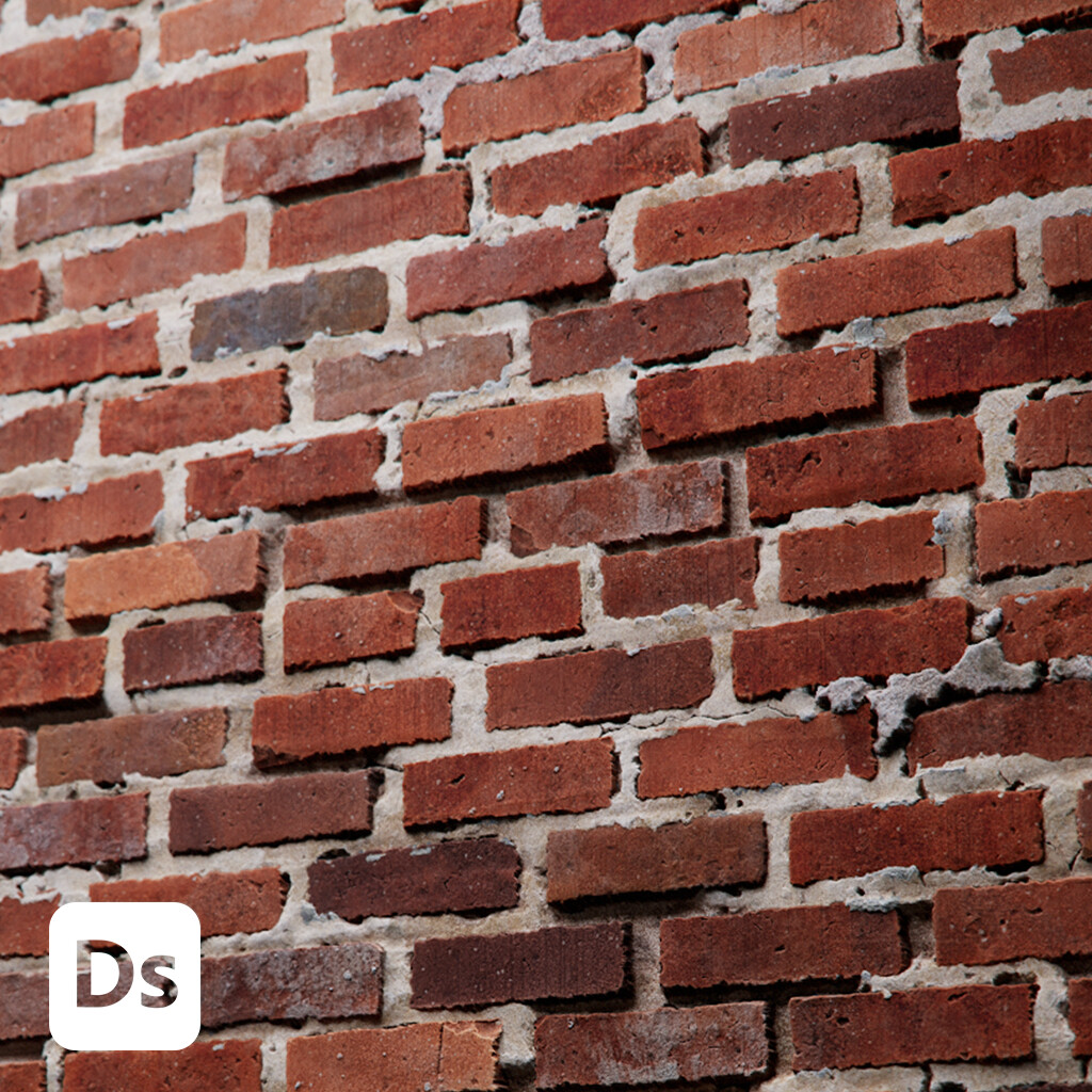 ArtStation - Study case - Brick Wall