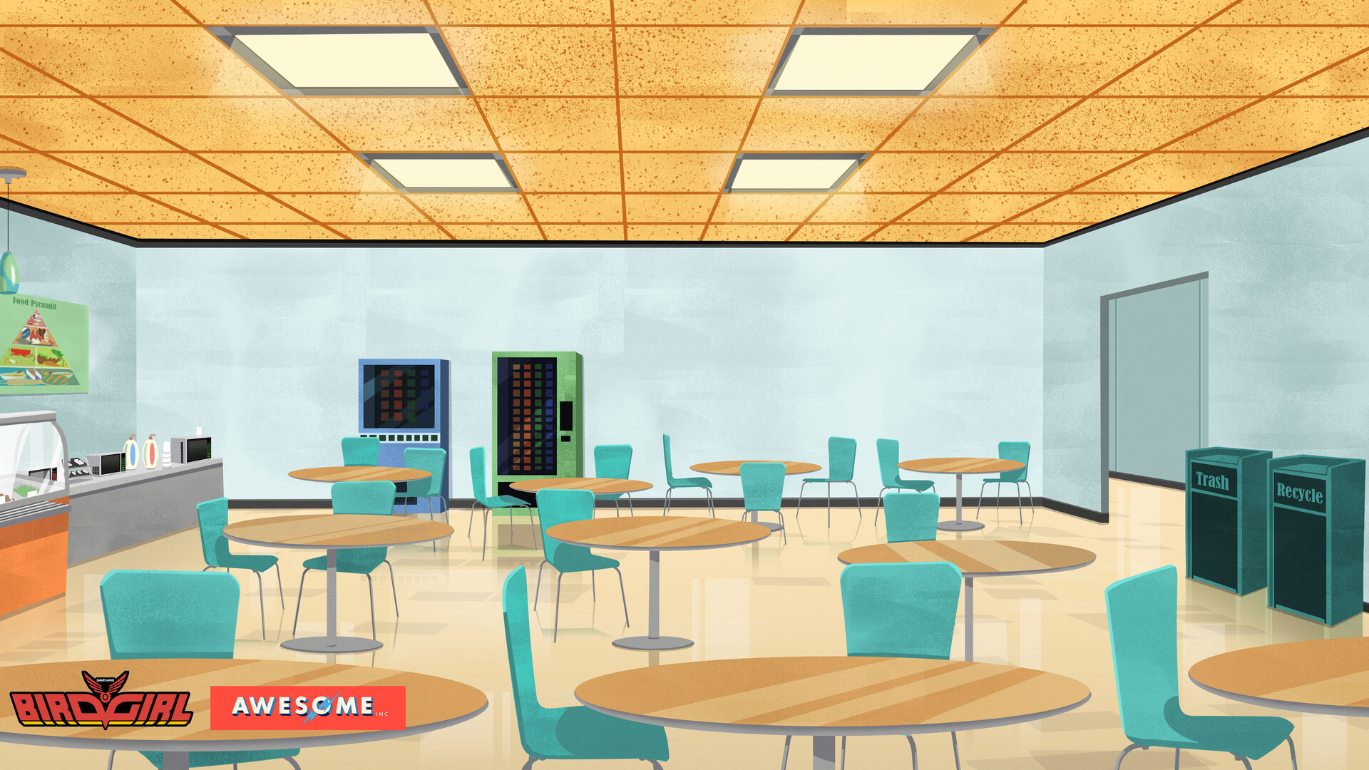 ArtStation - Cafeteria_BIRDGIRL
