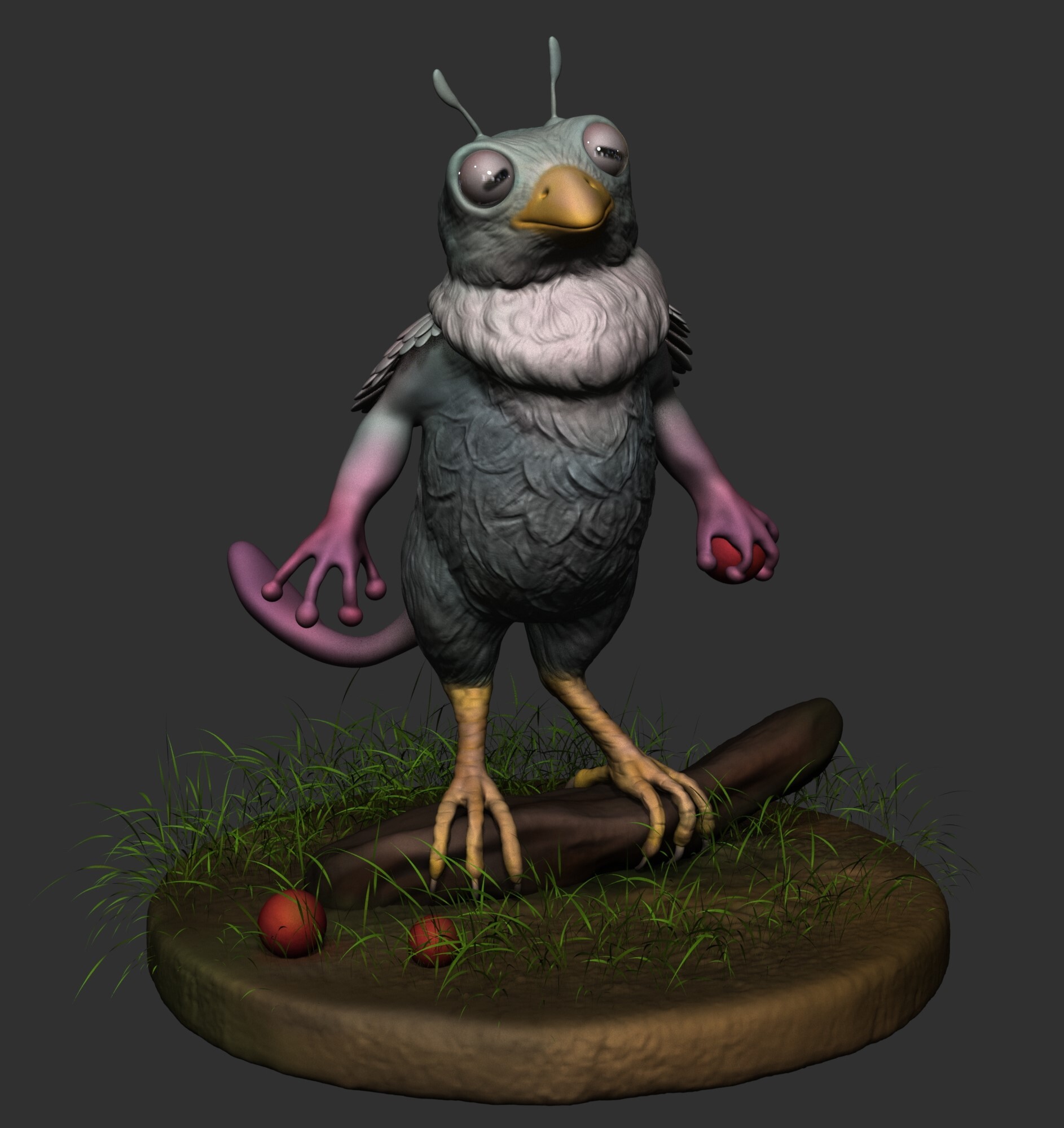 ArtStation - Gluttonous Berry Eating Creature