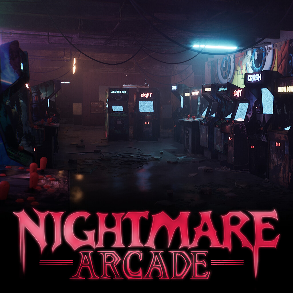 ArtStation - Nightmare Arcade - Interior