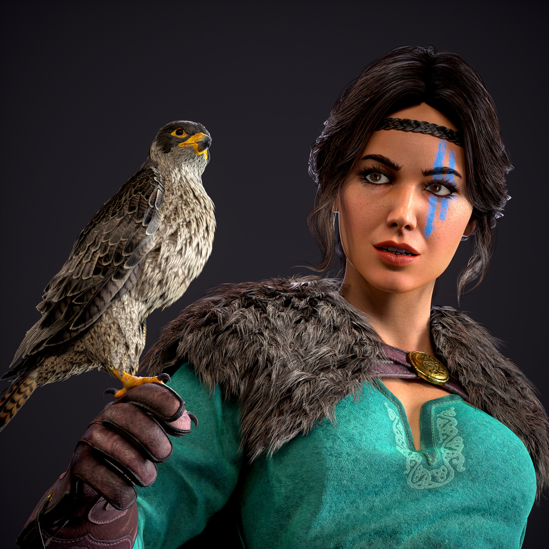 ArtStation - Lady Falconer