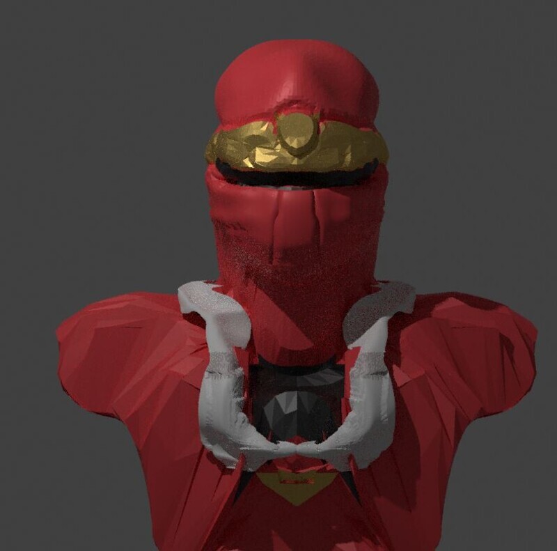 ArtStation - Aurico from alien rangers bust