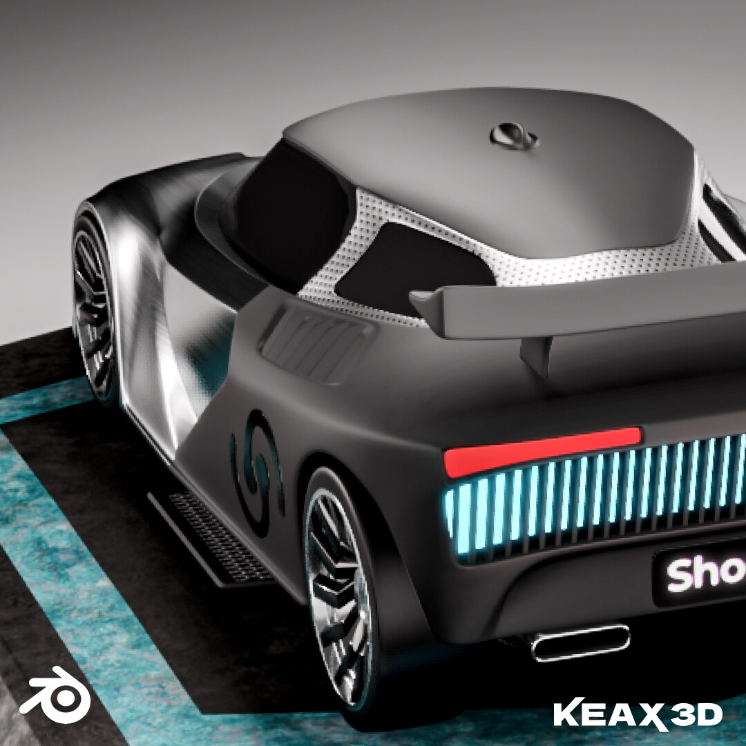 ArtStation - Racing Concept Car - ShoeFy NFT Game Prop