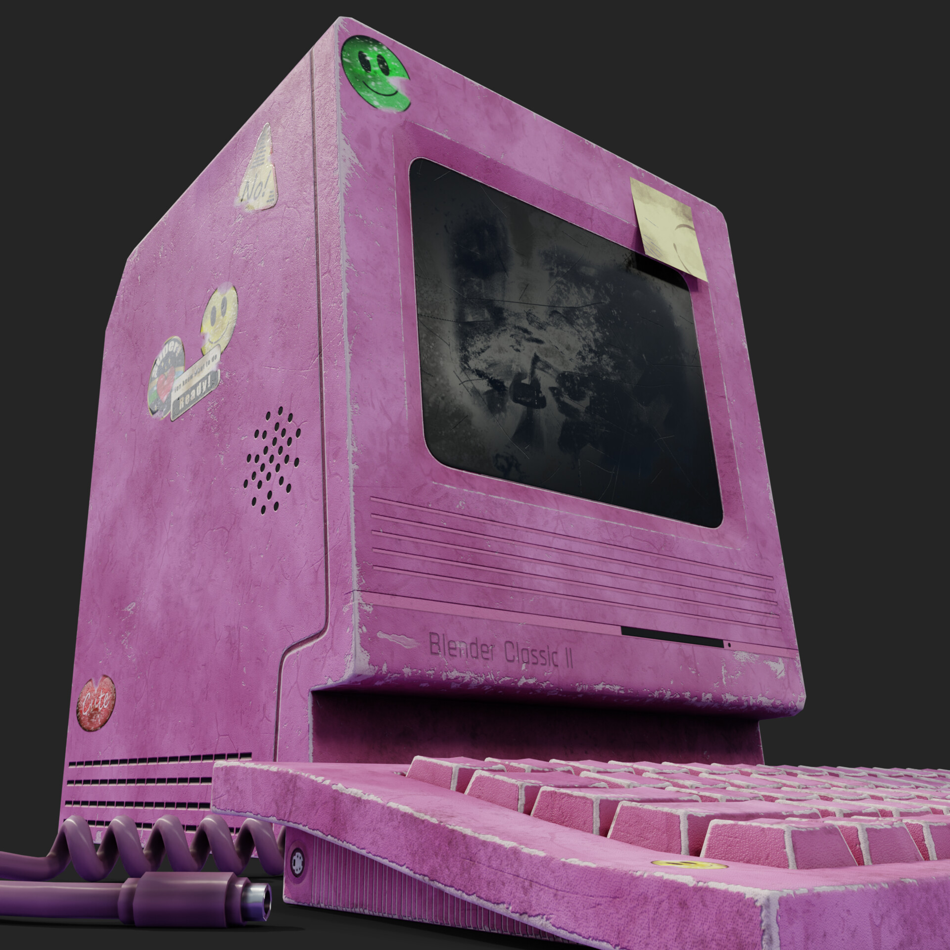 ArtStation - Macintosh Classic PC