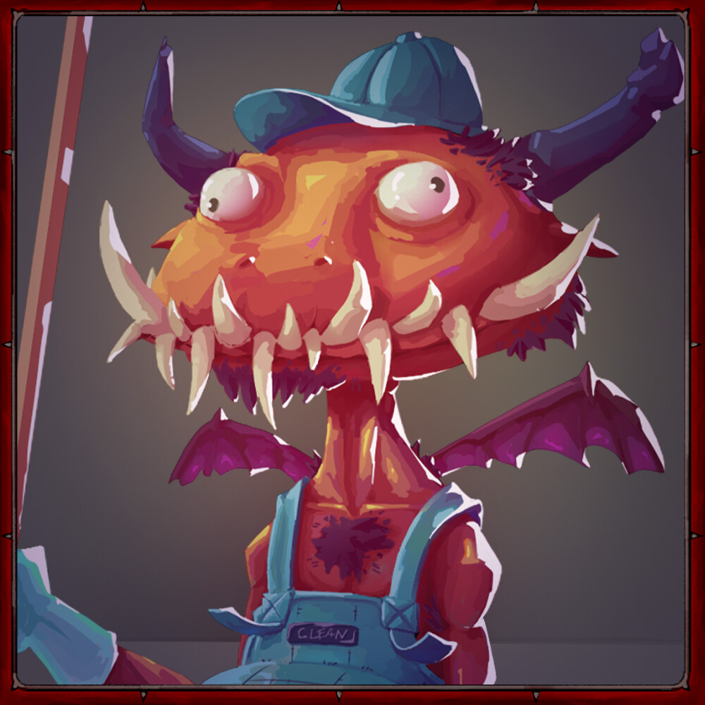 ArtStation - Cleaning agent Demon