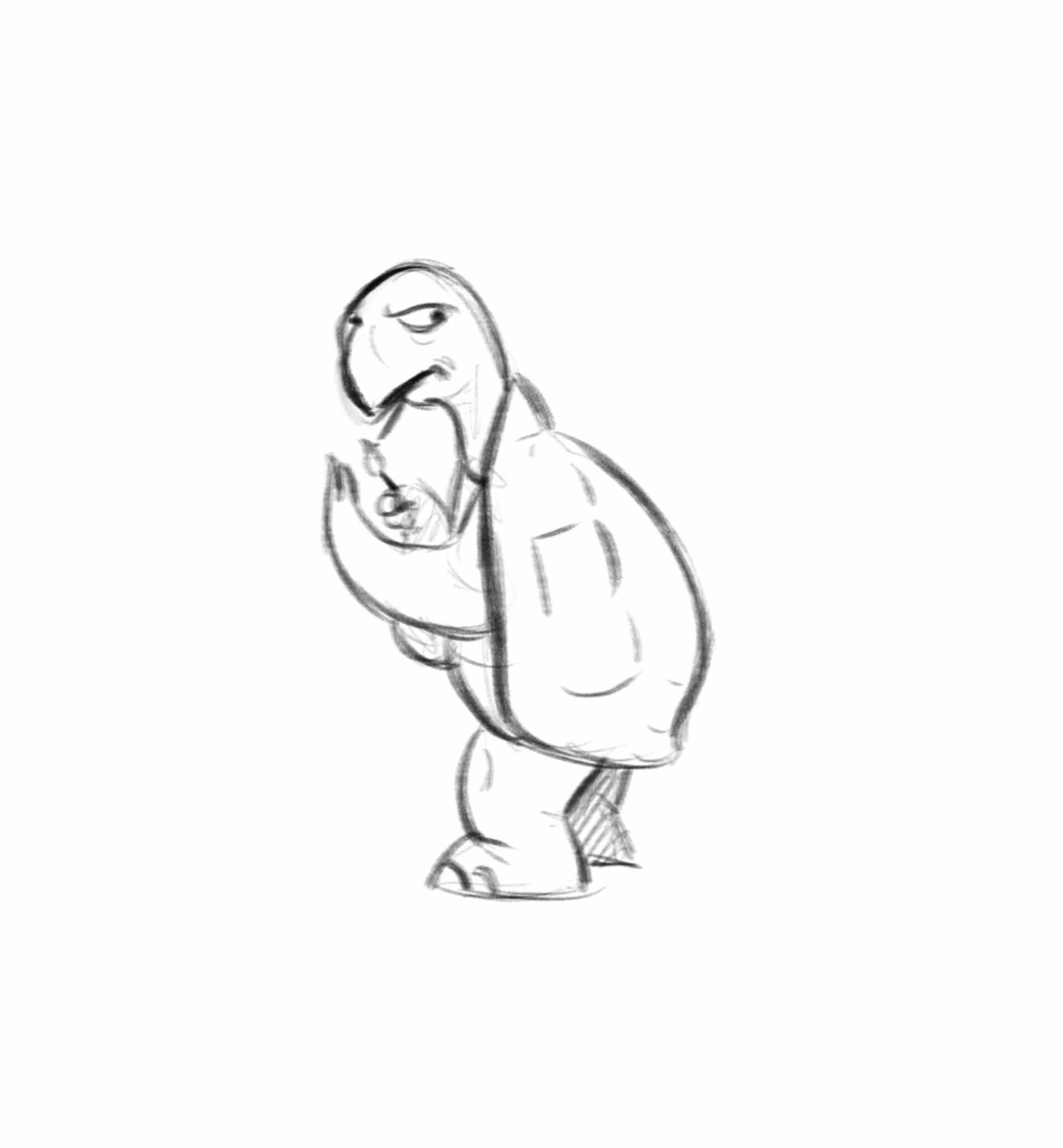 ArtStation - Talking Turtle Dialogue Animation