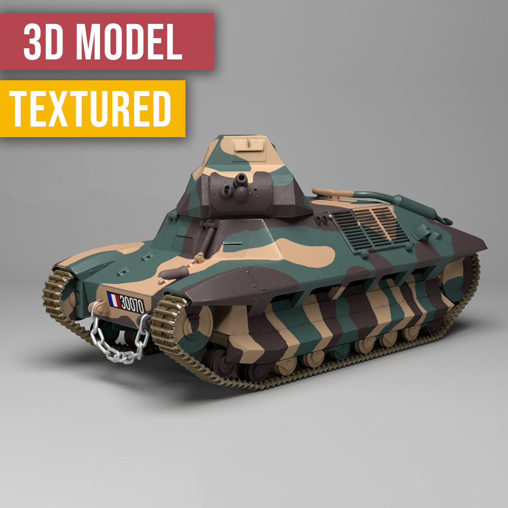 ArtStation - FCM36 Light Tank