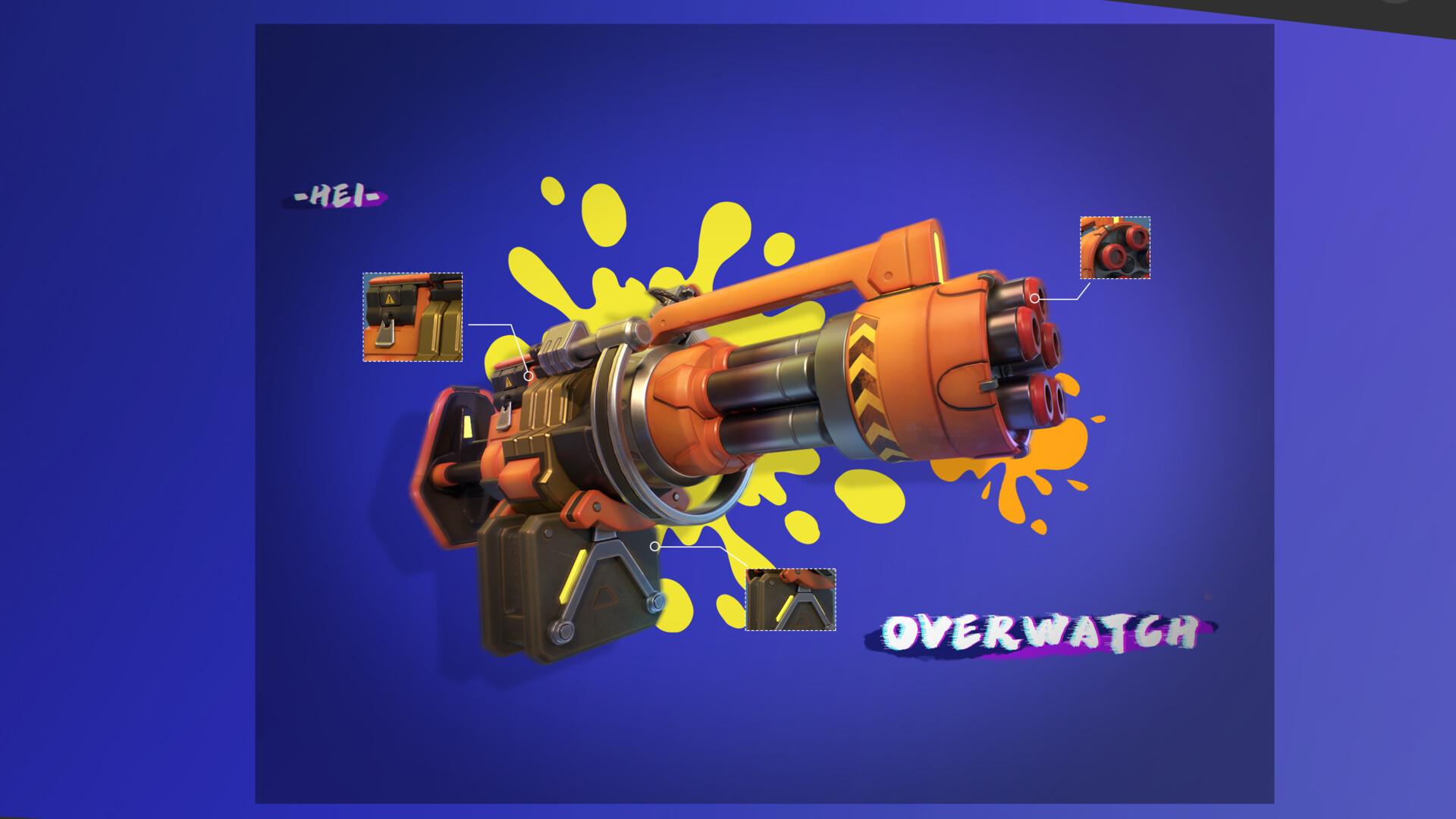 ArtStation - overwatch2风格化道具练习