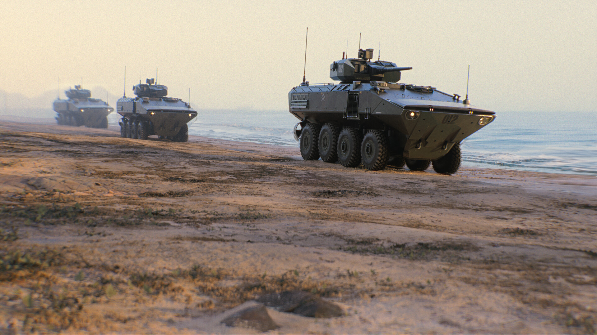 ArtStation - Amphibious Combat Vehicles (ACV)