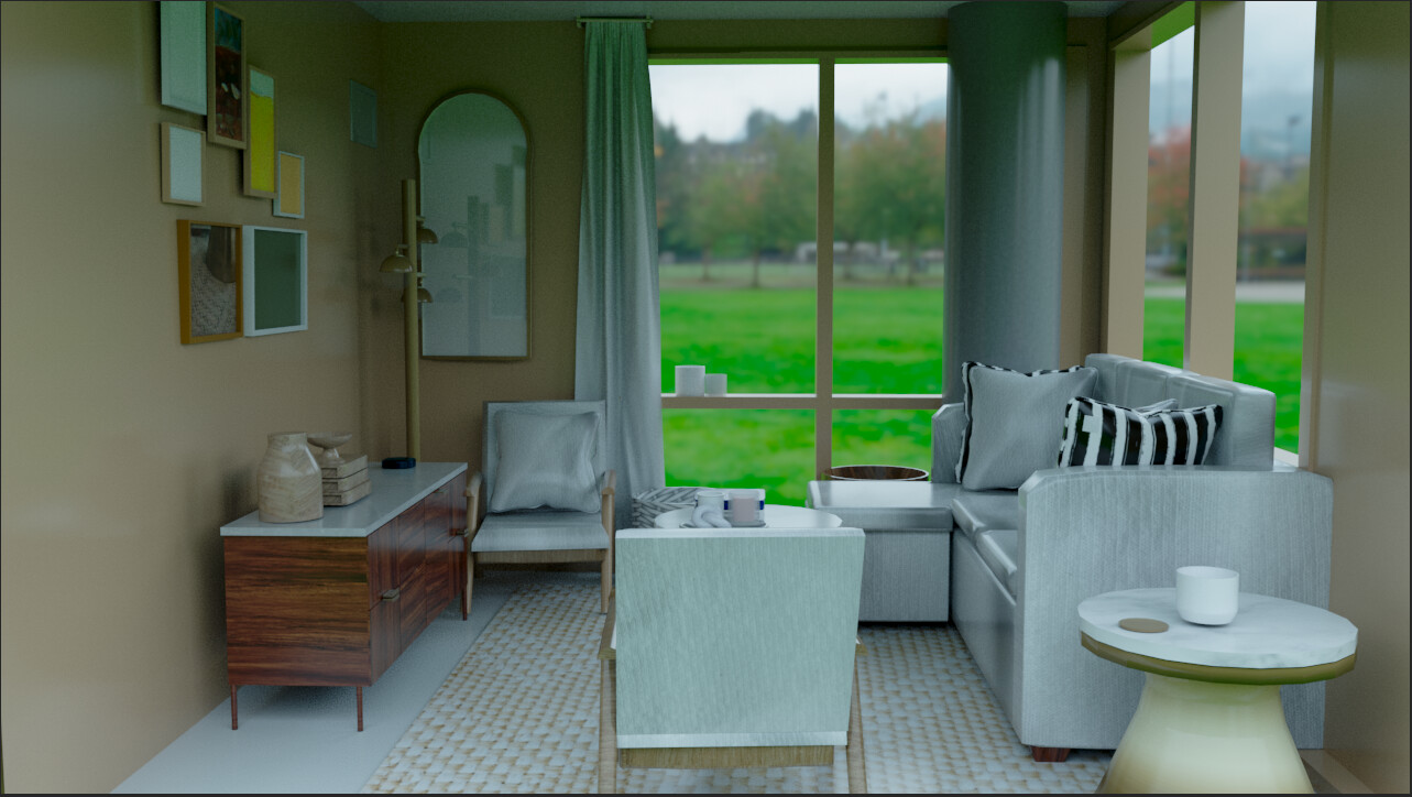 ArtStation - Living Room Project