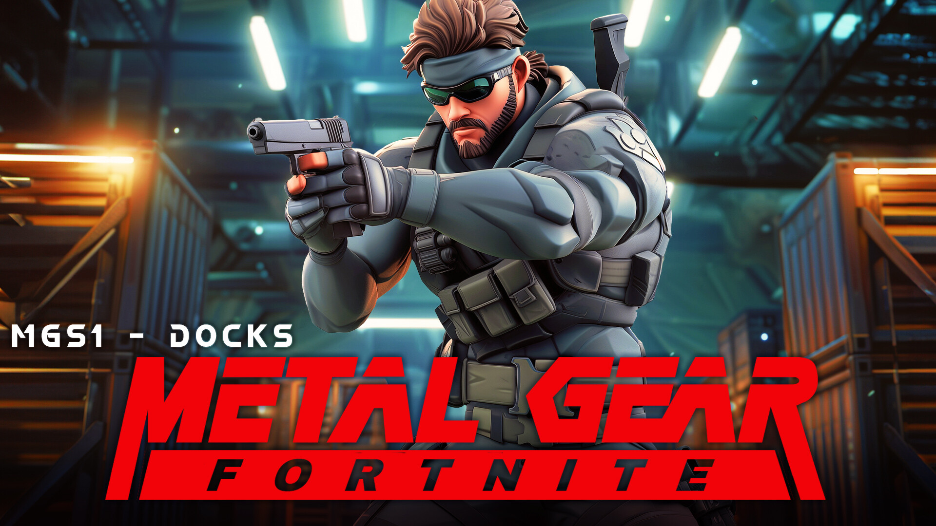 ArtStation - Metal Gear Fortnite - MGS1 Docks