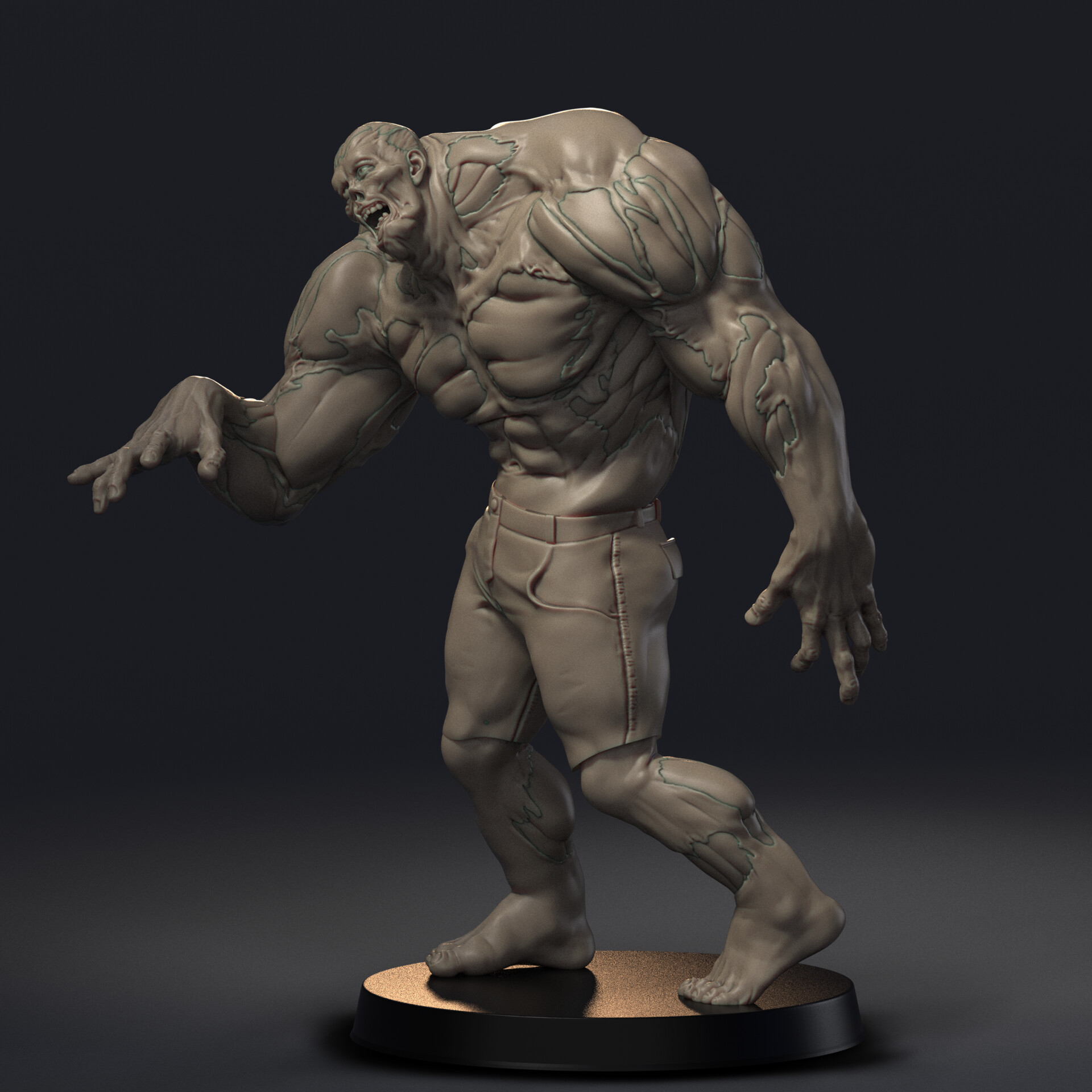 ArtStation - Zombie Chief - Sculpt