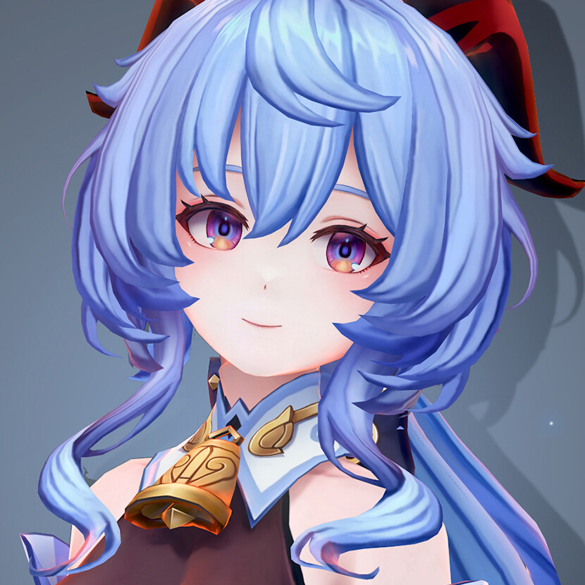 ArtStation - [GENSHIN IMPACT - Ganyu] - 3D Modeling Fan art