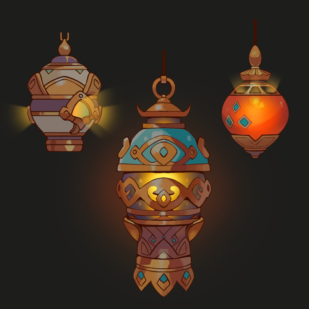 ArtStation - lanterns design