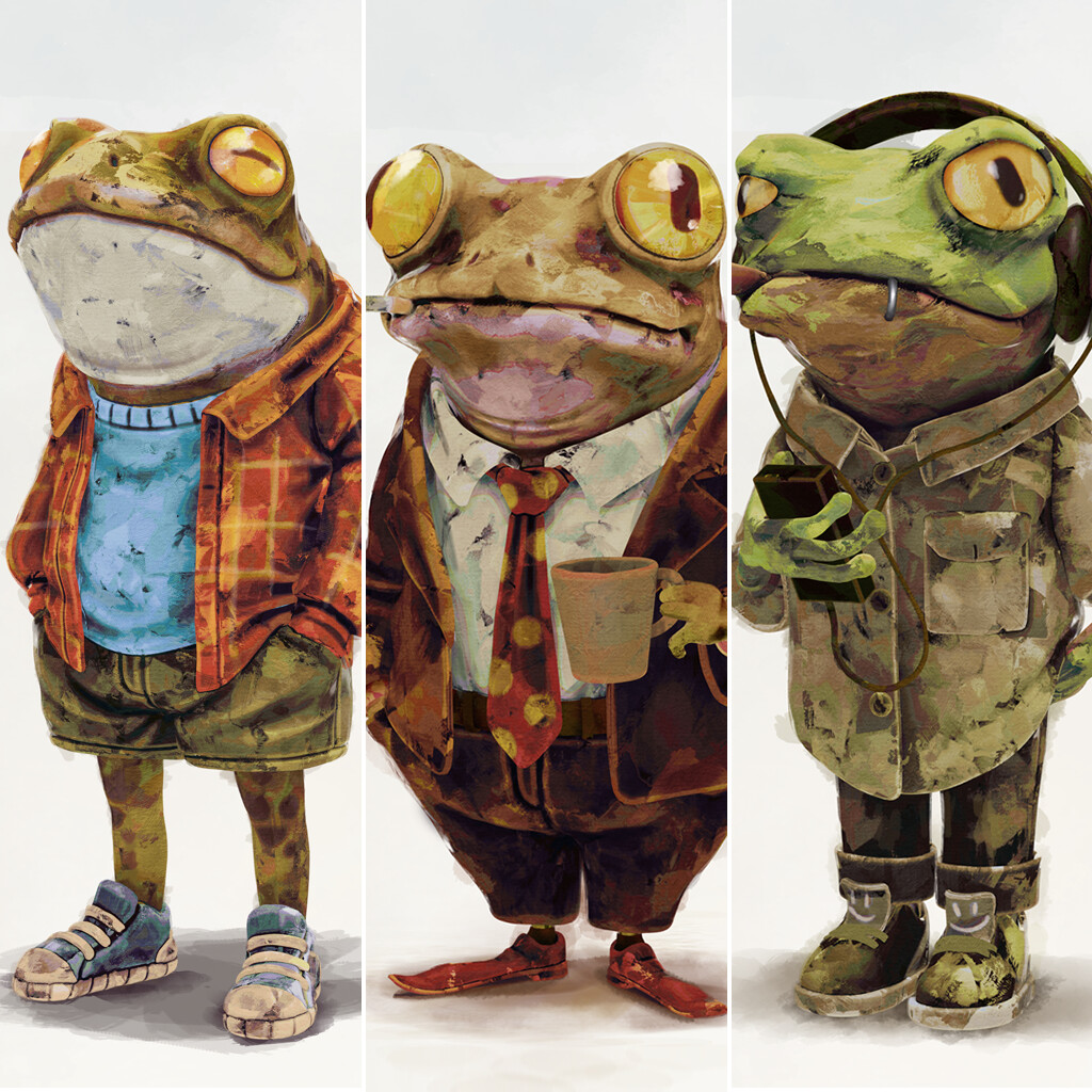 ArtStation - Frogs