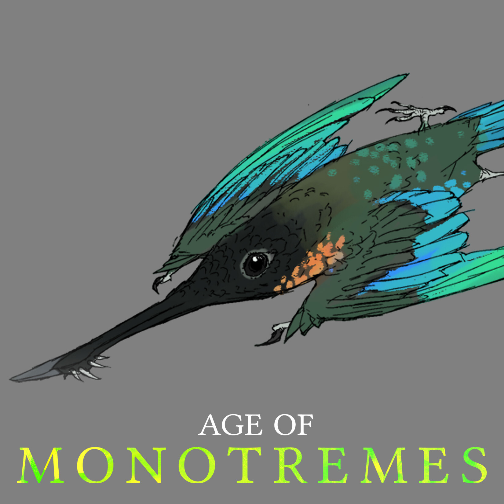 ArtStation - Streak-tailed Ginu (Age of Monotremes)