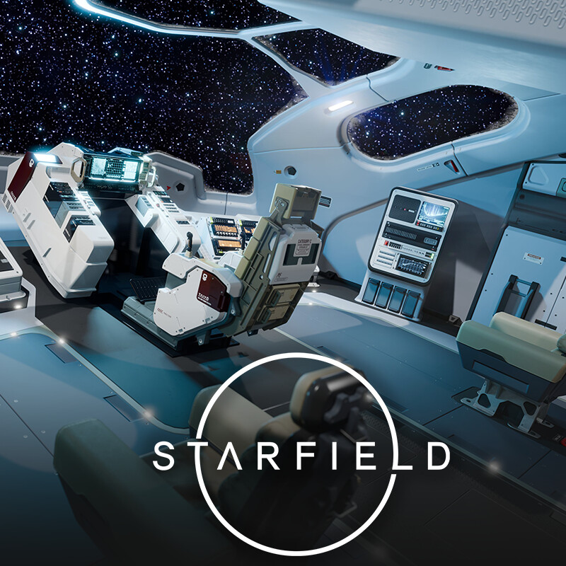 ArtStation - Starfield Taiyo Daimyo Cockpit