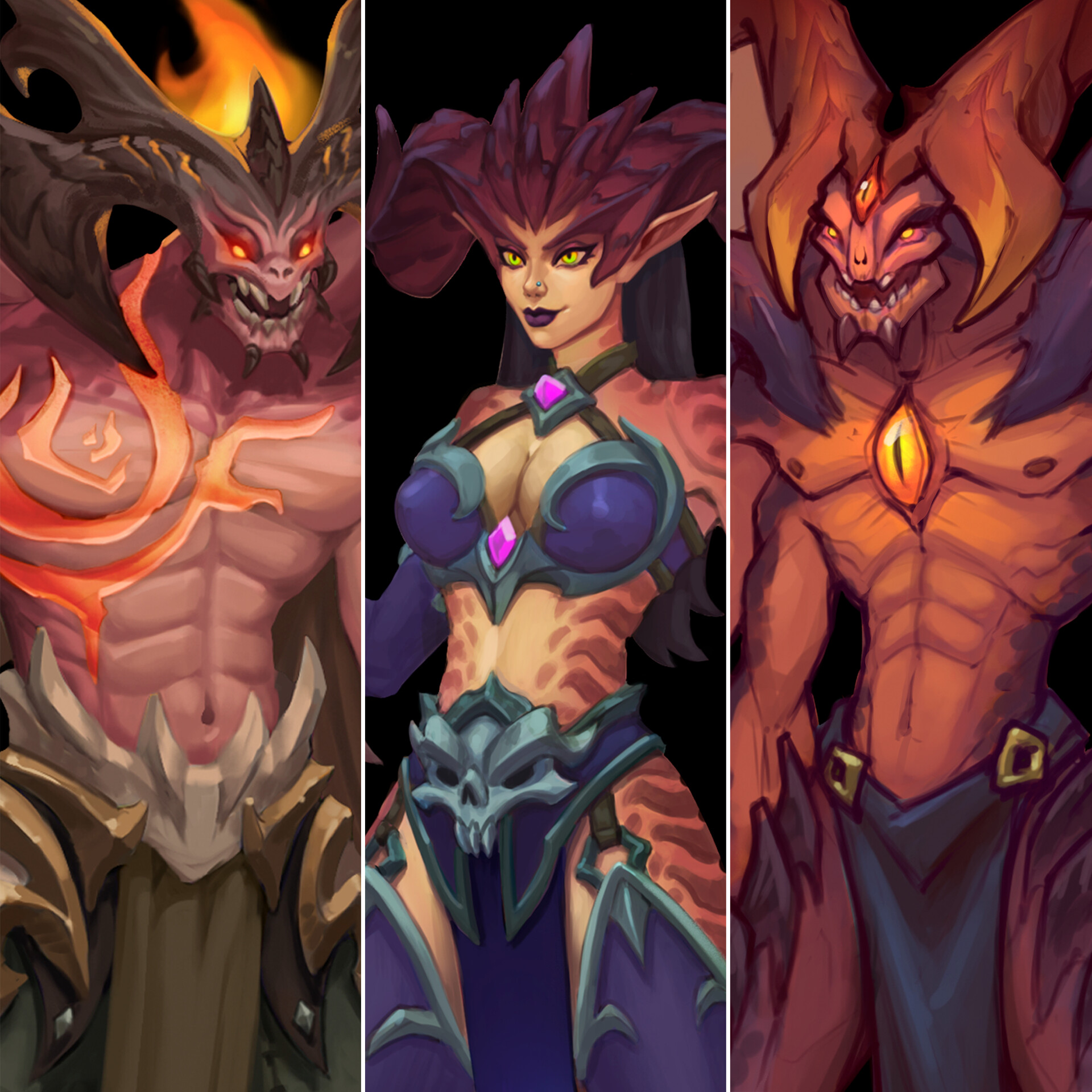 ArtStation - Demons concepts