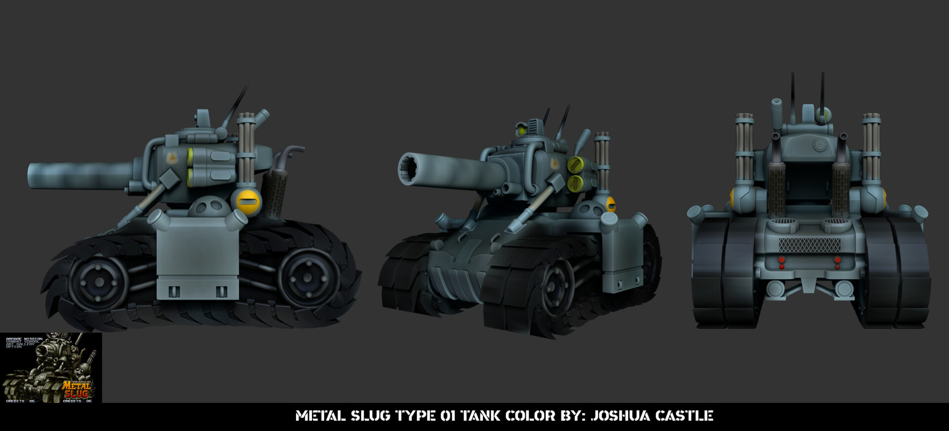 ArtStation - Metal Slug Type 01 Toy Tank Concept