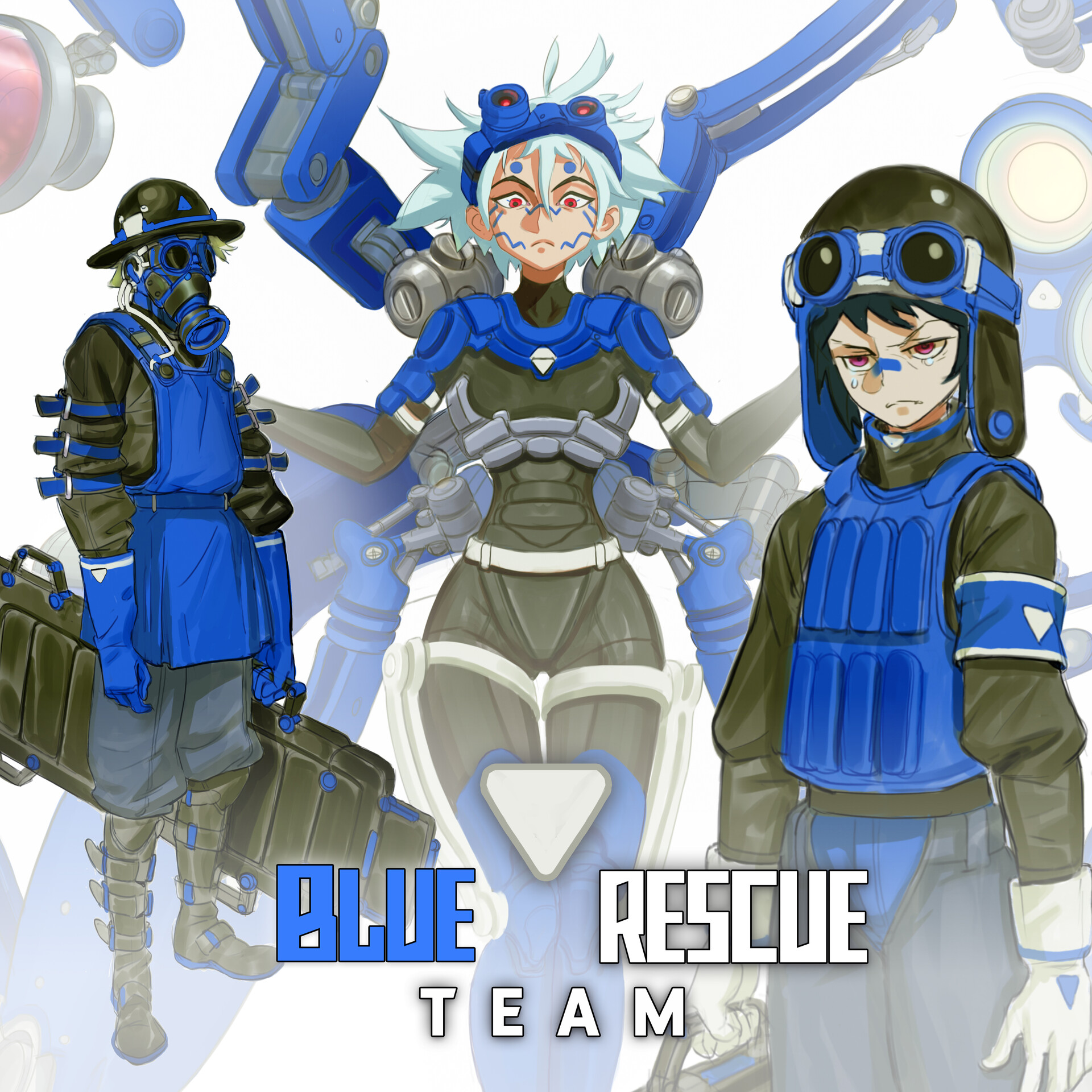 ArtStation - blue rescue team