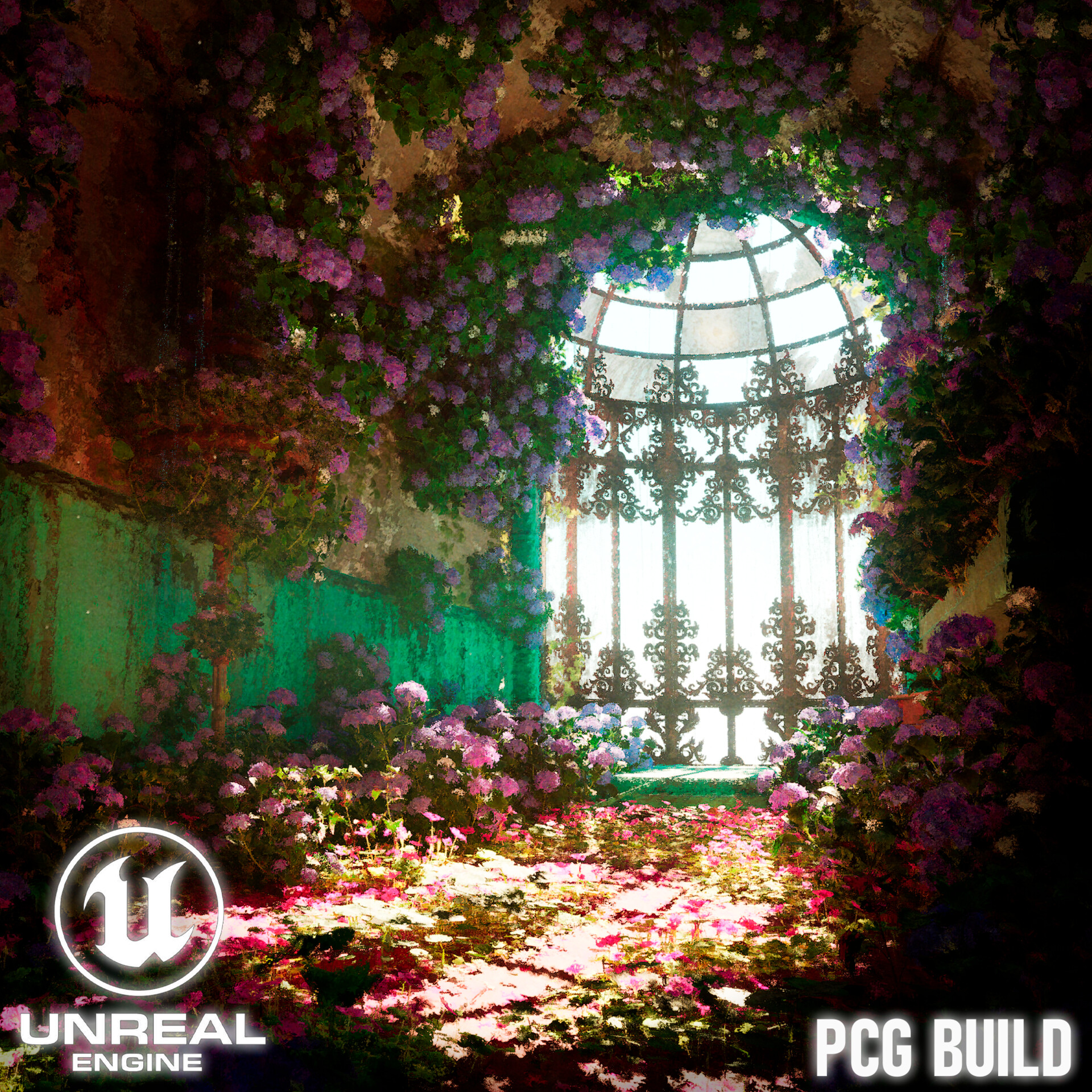 ArtStation - PCG | Procedural Flowers | Real-time Unreal Engine 5