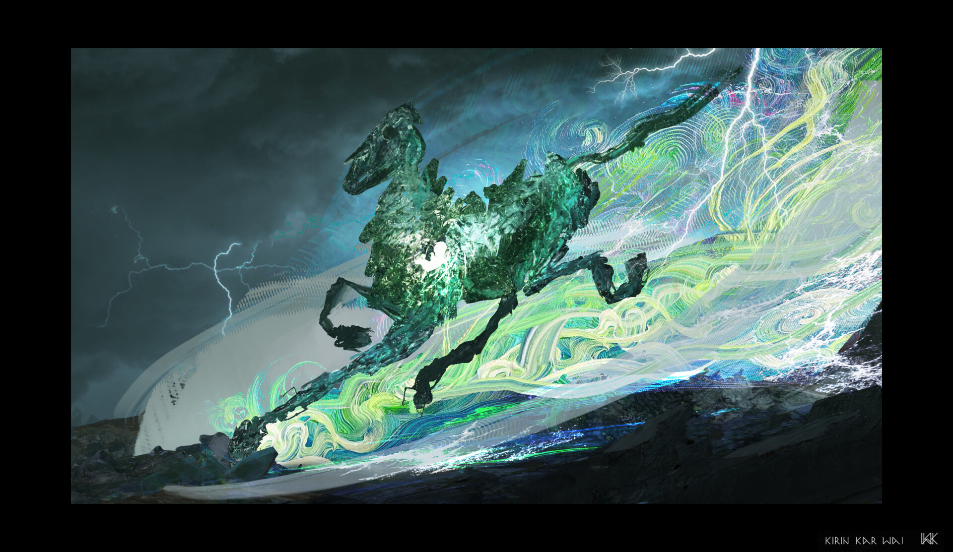 ArtStation - Divine Anathema - Six Dimensional Hell Steed - Ahuinan ...