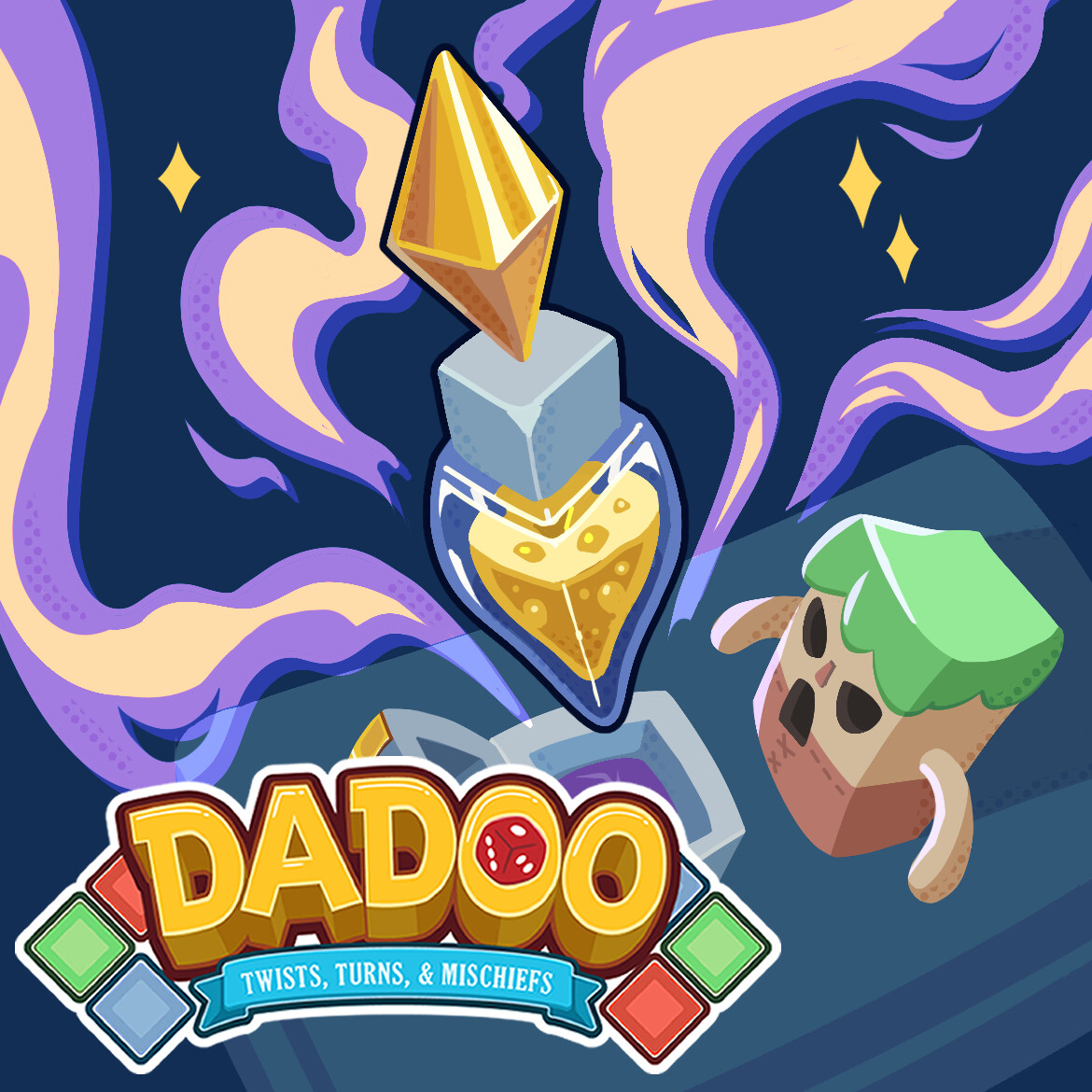 ArtStation - Card Illustrations - Dadoo the Game