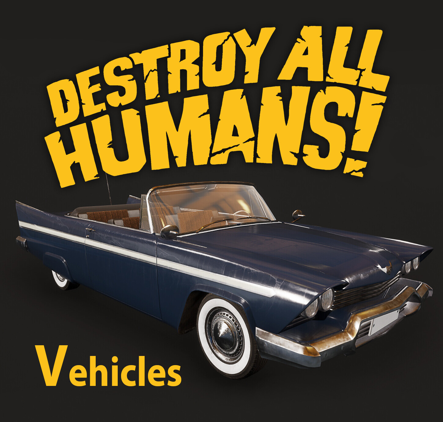 ArtStation - Destroy All Humans Vehicles