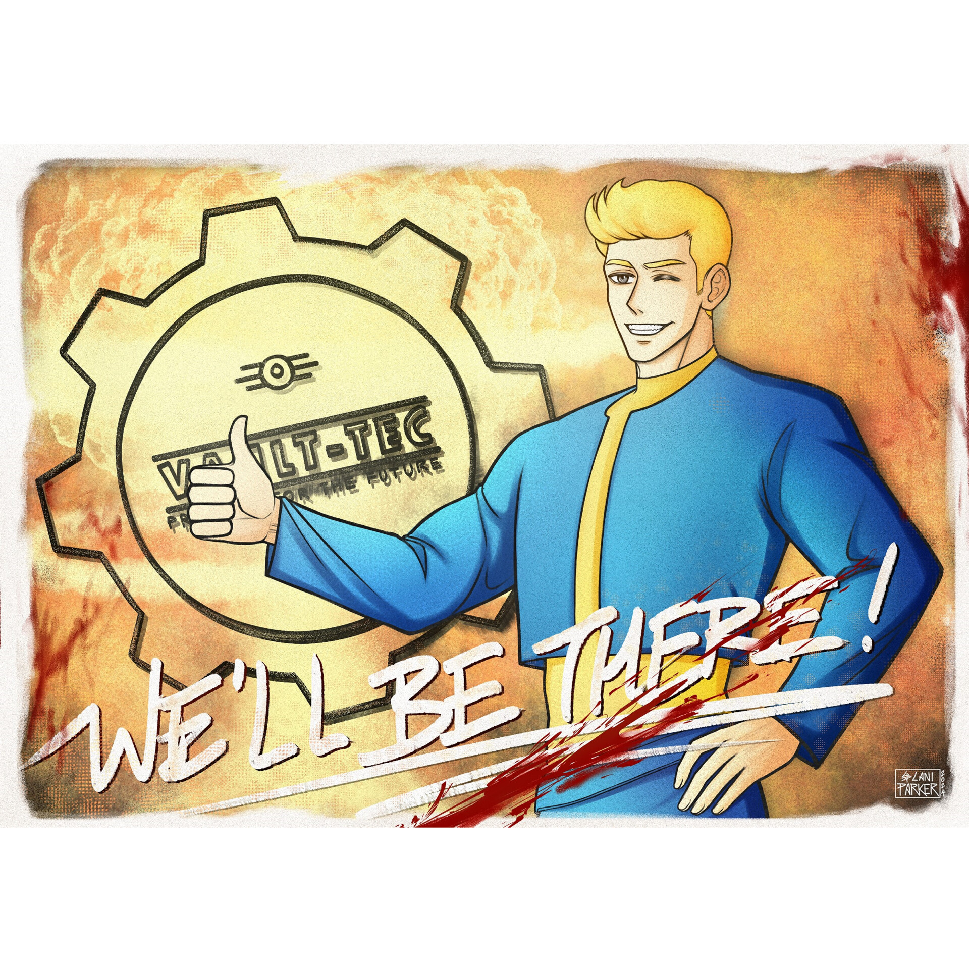 ArtStation - Fallout Postcard Design