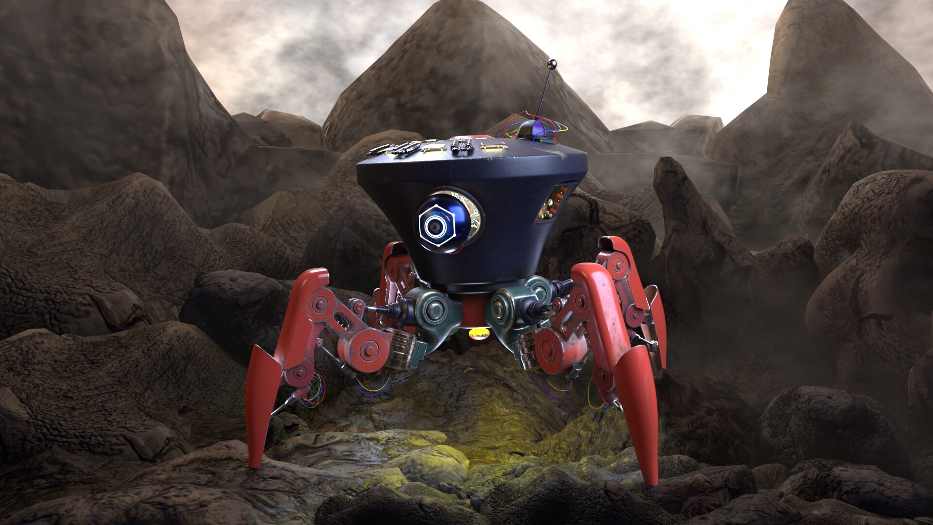 ArtStation - MARS ROBO 3D MODEL