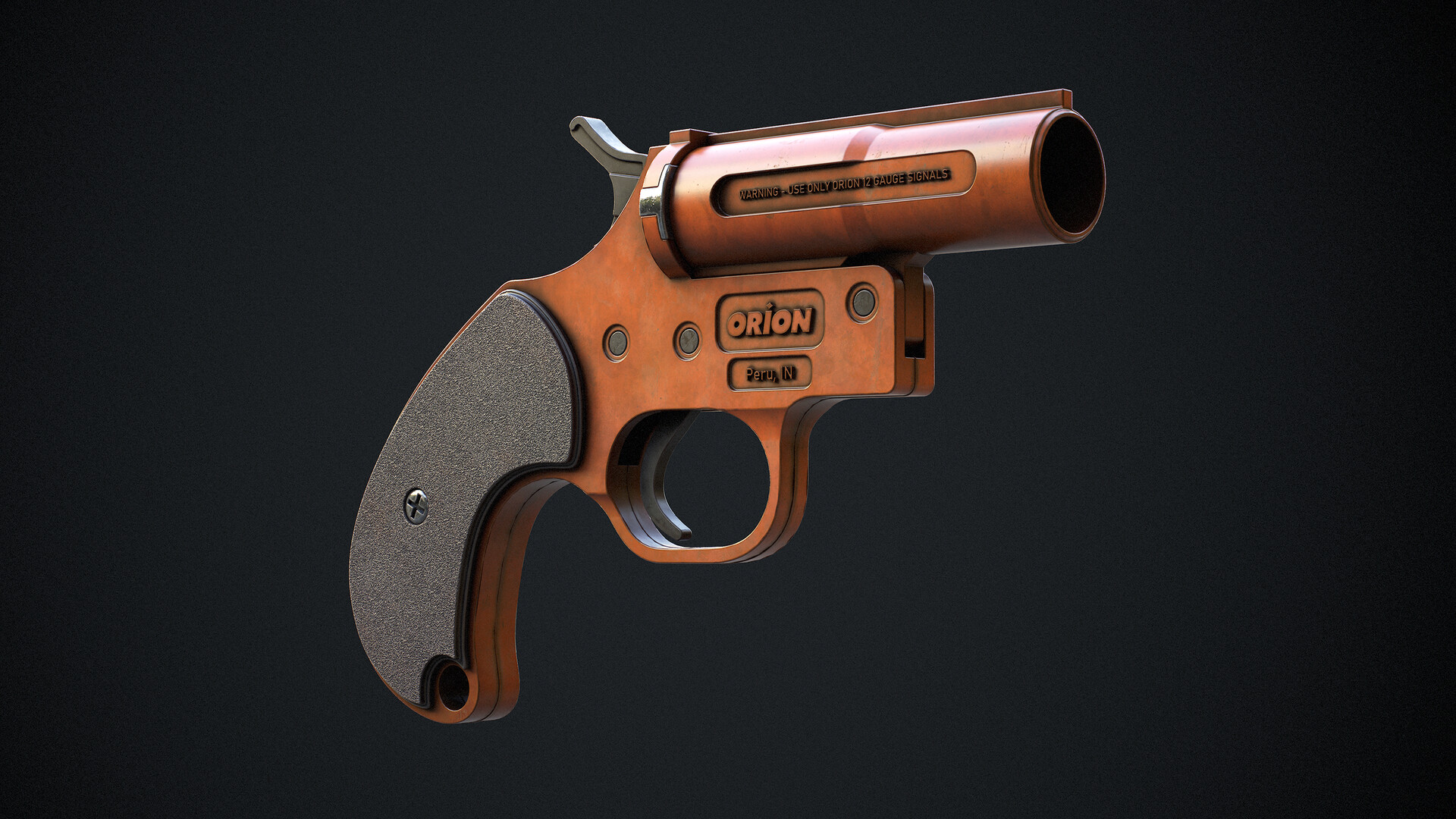 ArtStation - Flare gun /CAD and Polygonal/