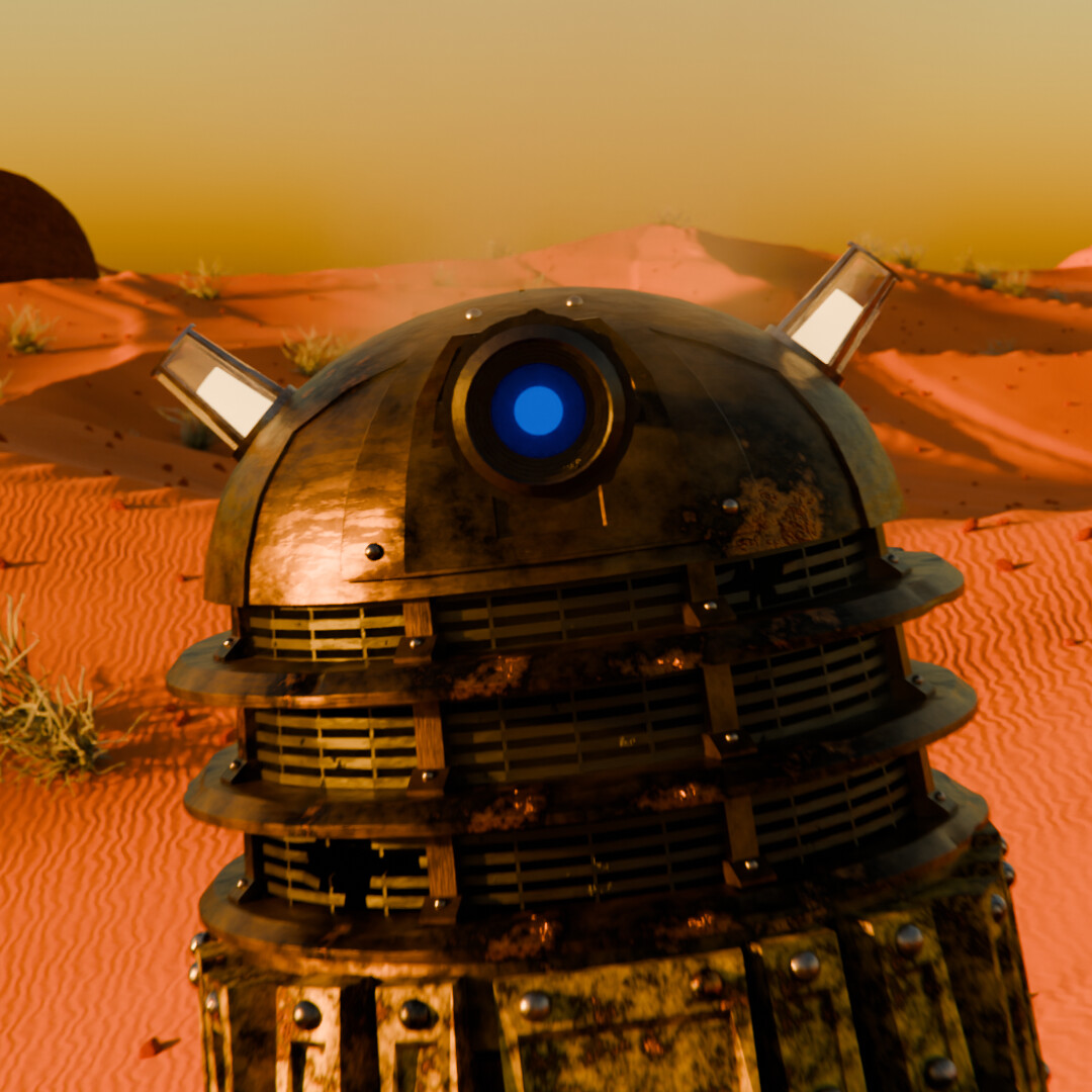 ArtStation - The Abandoned Dalek
