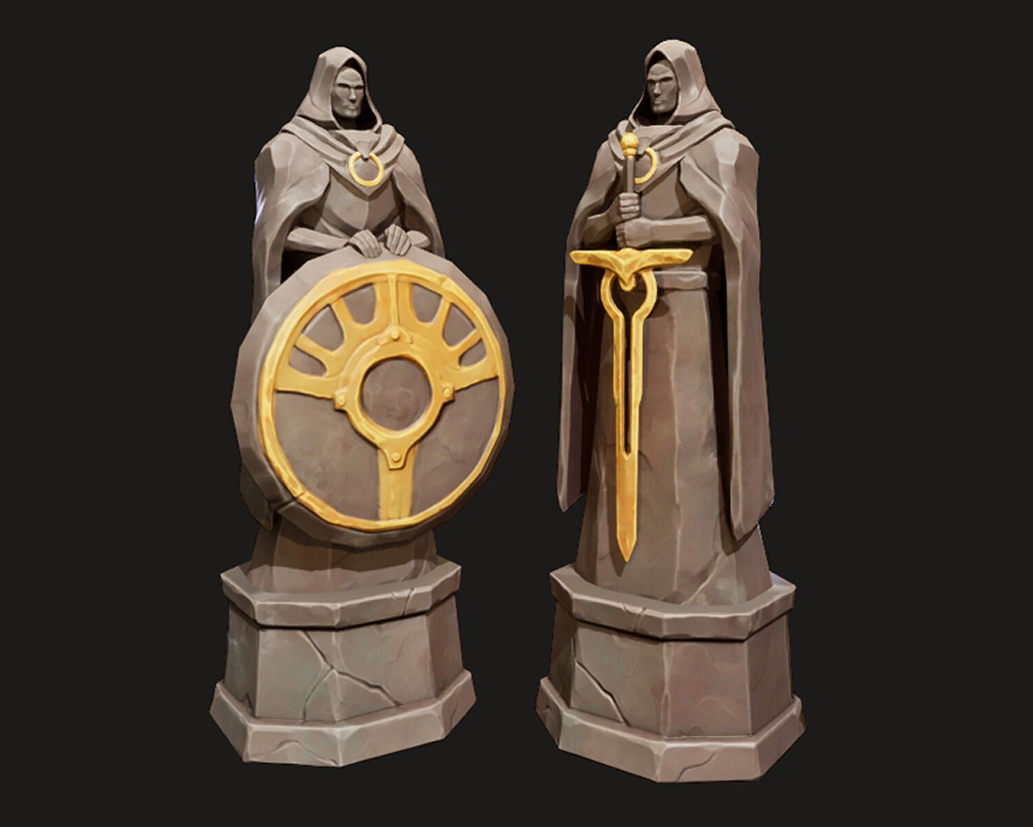 ArtStation - Stone stuatue