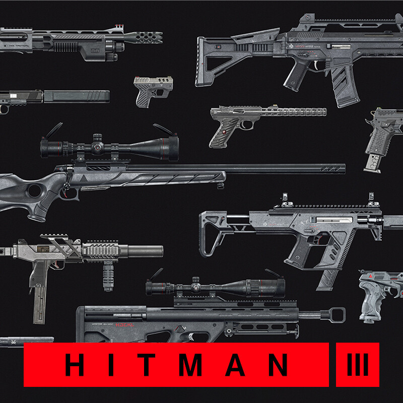 ArtStation - HITMAN 3 - ICA Firearms