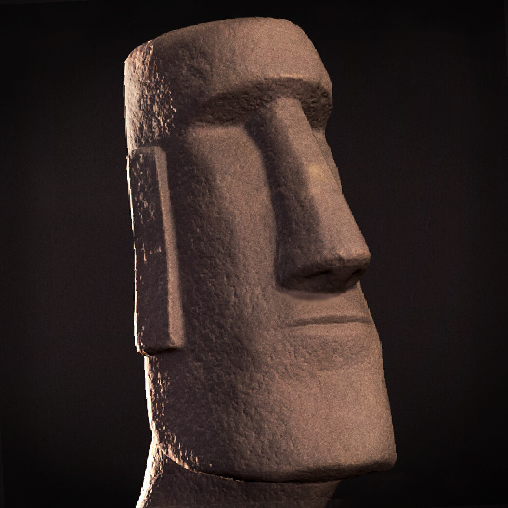 ArtStation - Polynesian mo'ai