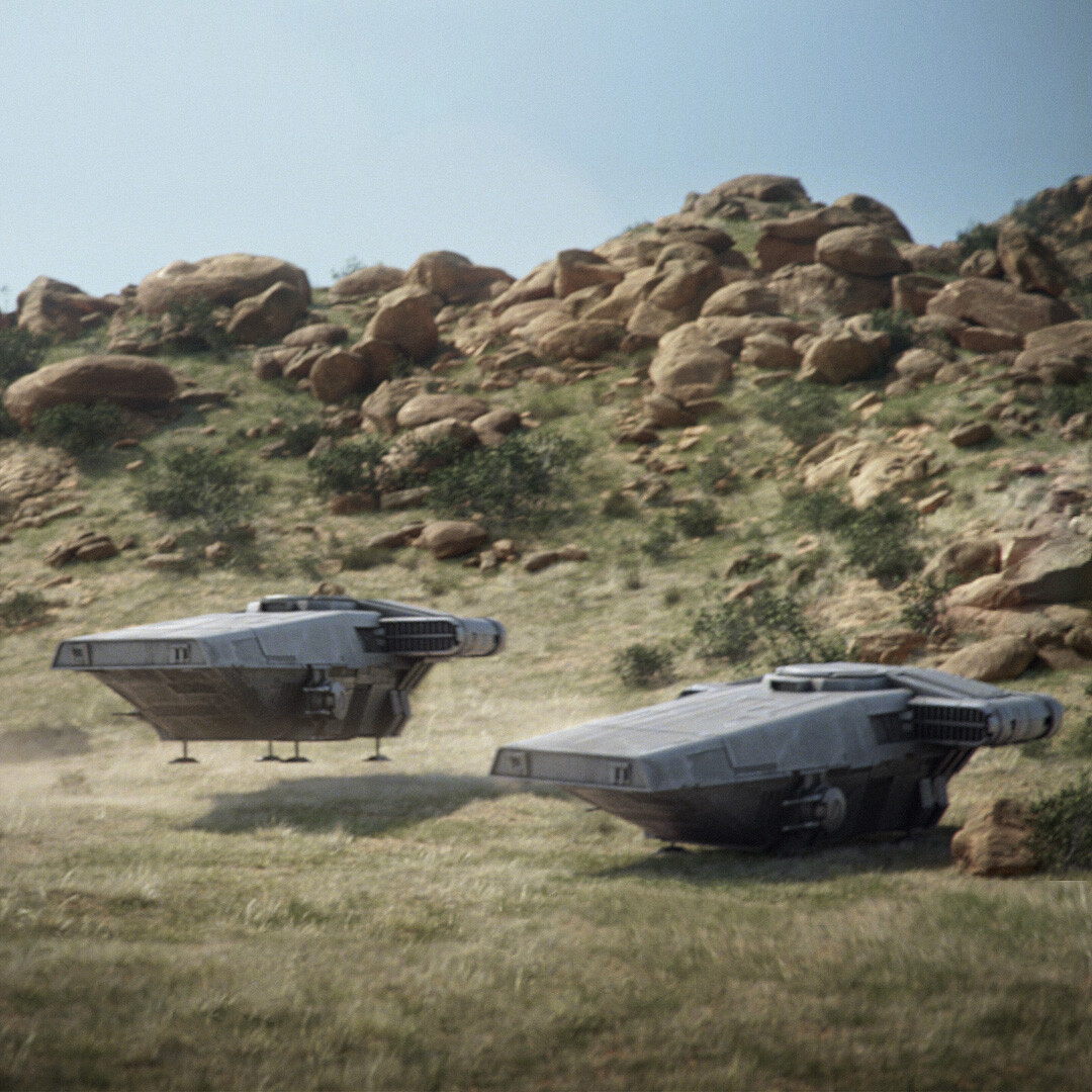 ArtStation - Landing on Tython - Star Wars Fan Art