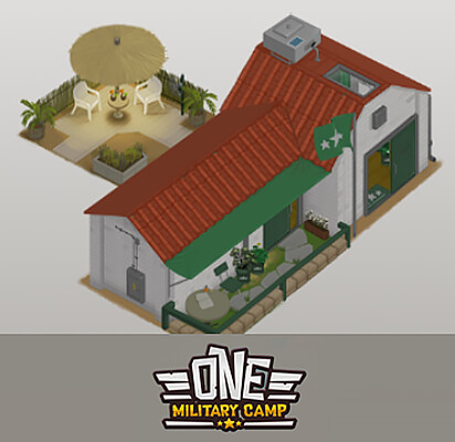 ArtStation - One Military Camp Buildings