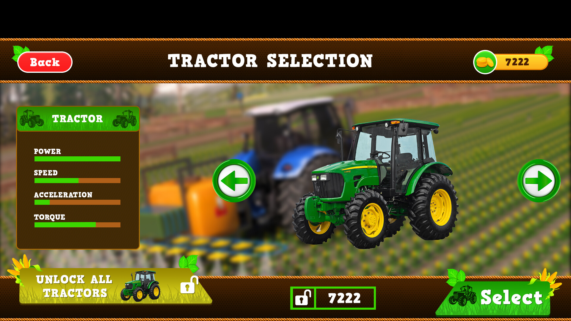 ArtStation - Tractor Simulator Game UI