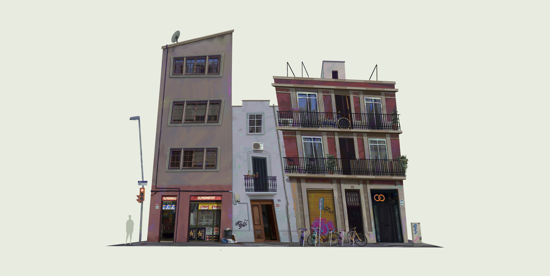 ArtStation - Nightcalls Vis dev- Buildings