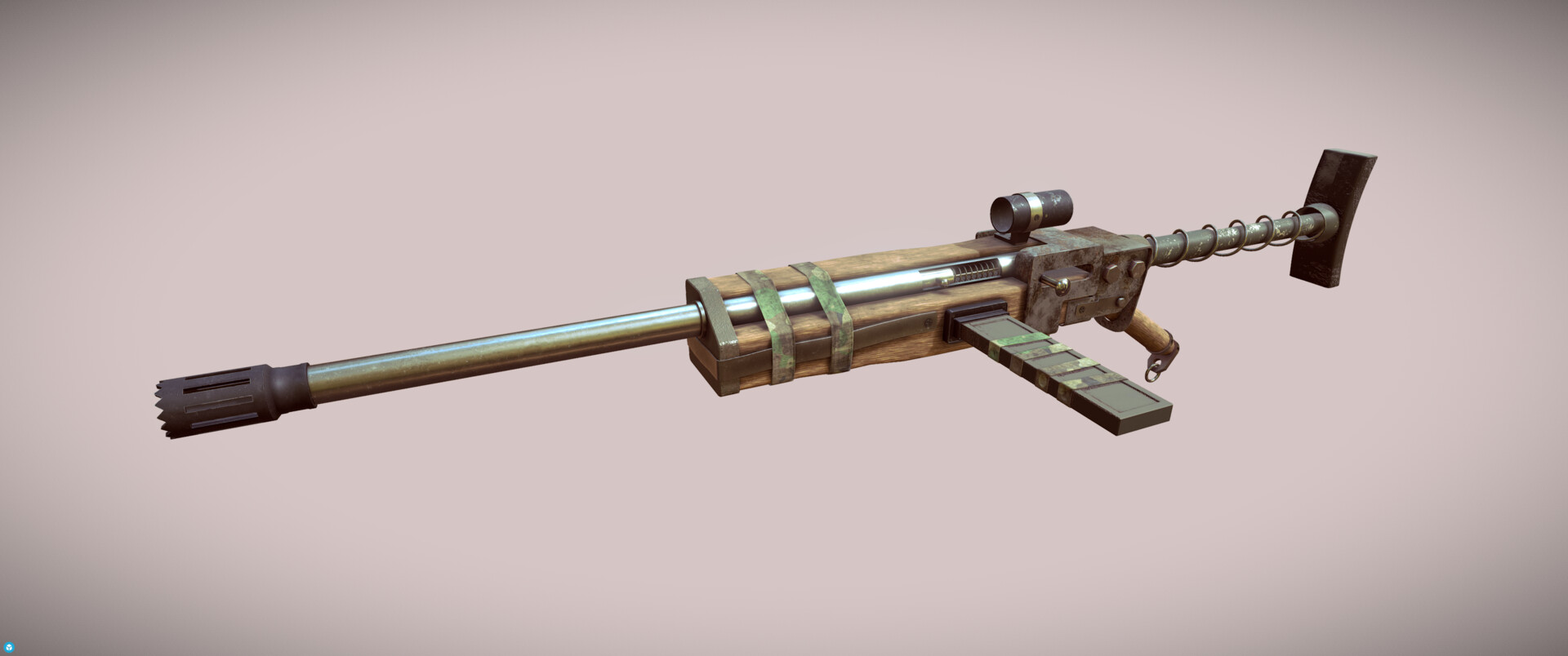 ArtStation - Pipe rifle Fallout 4