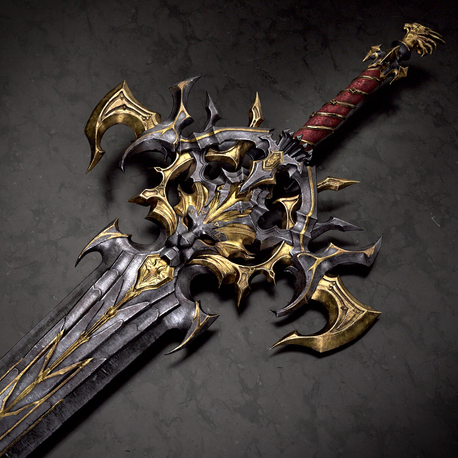 ArtStation - Sculpted sword based on concept