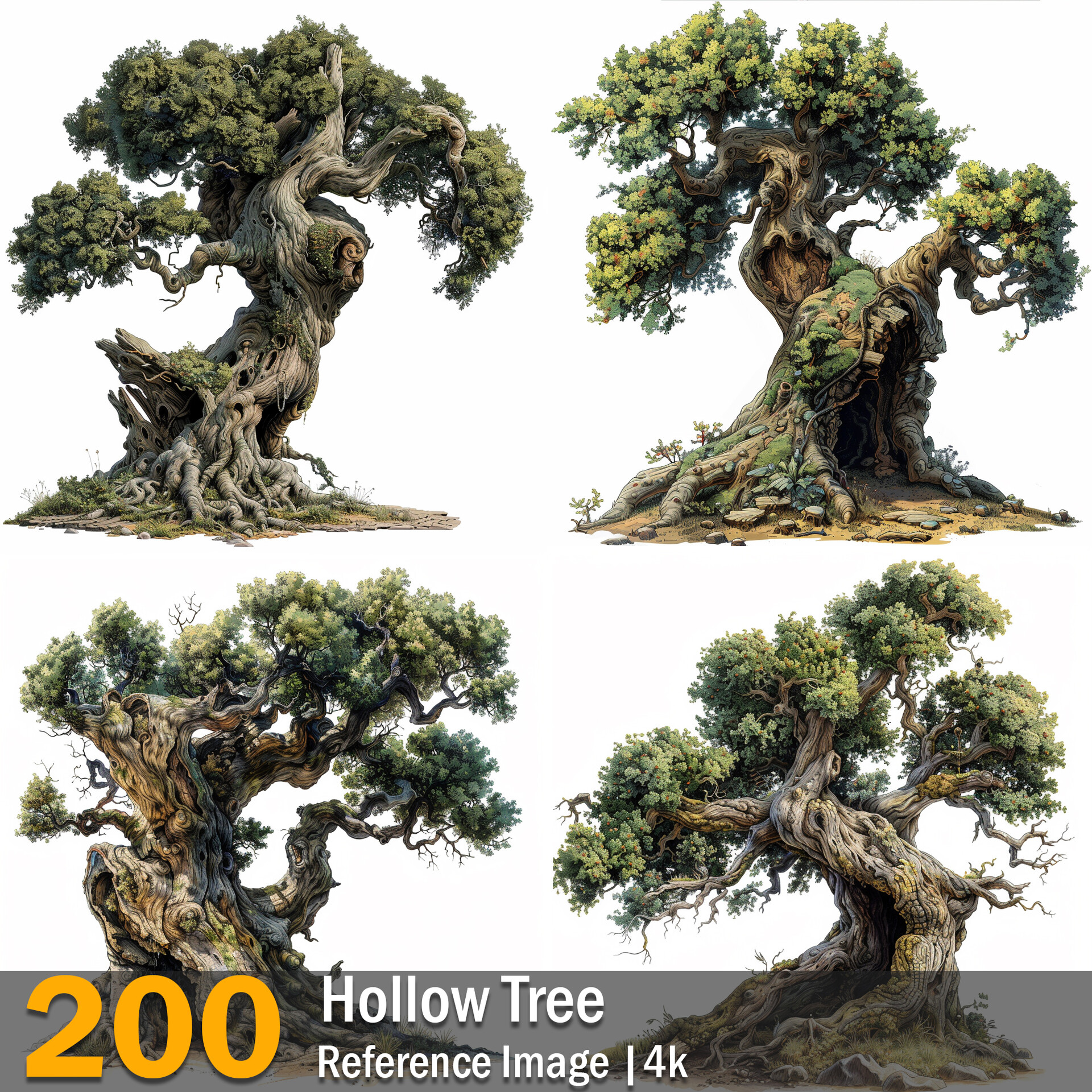 ArtStation - Hollow Tree | Reference Images | 4k