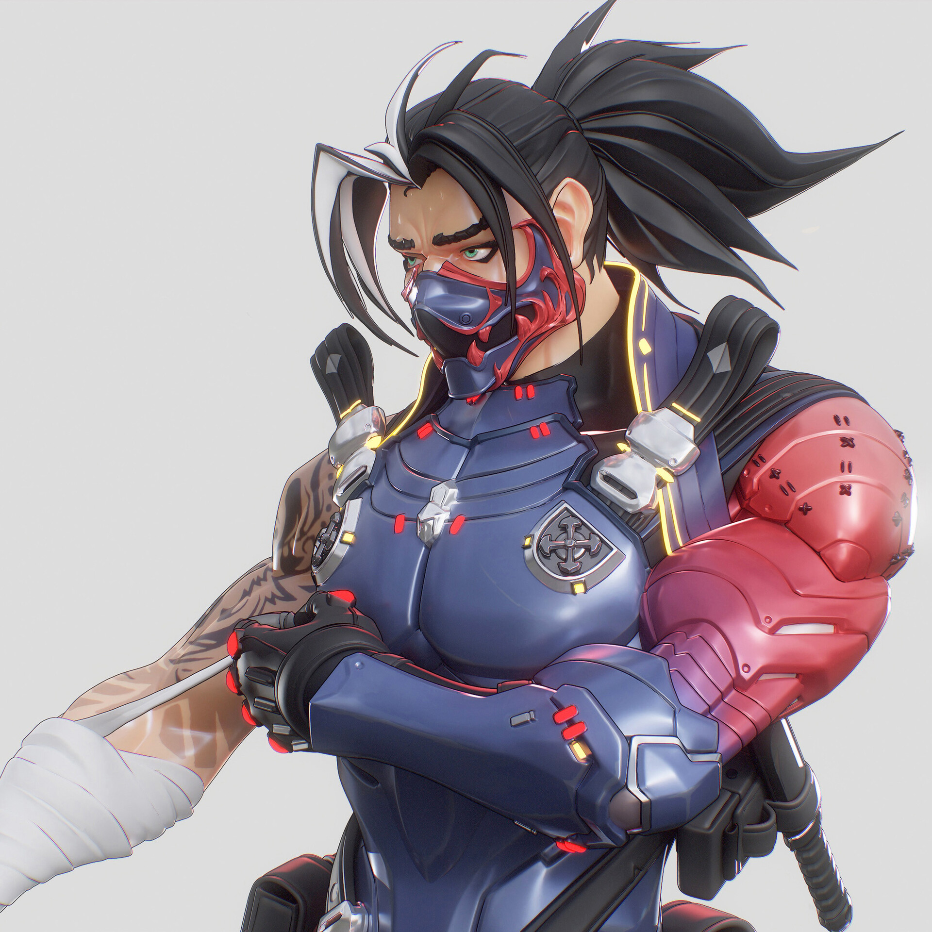 ArtStation - Yusong Zeng Soldier