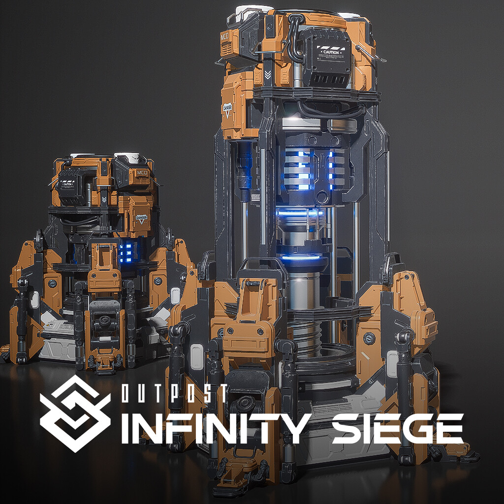ArtStation - Outpost: Infinity Siege《重装前哨》-Support components