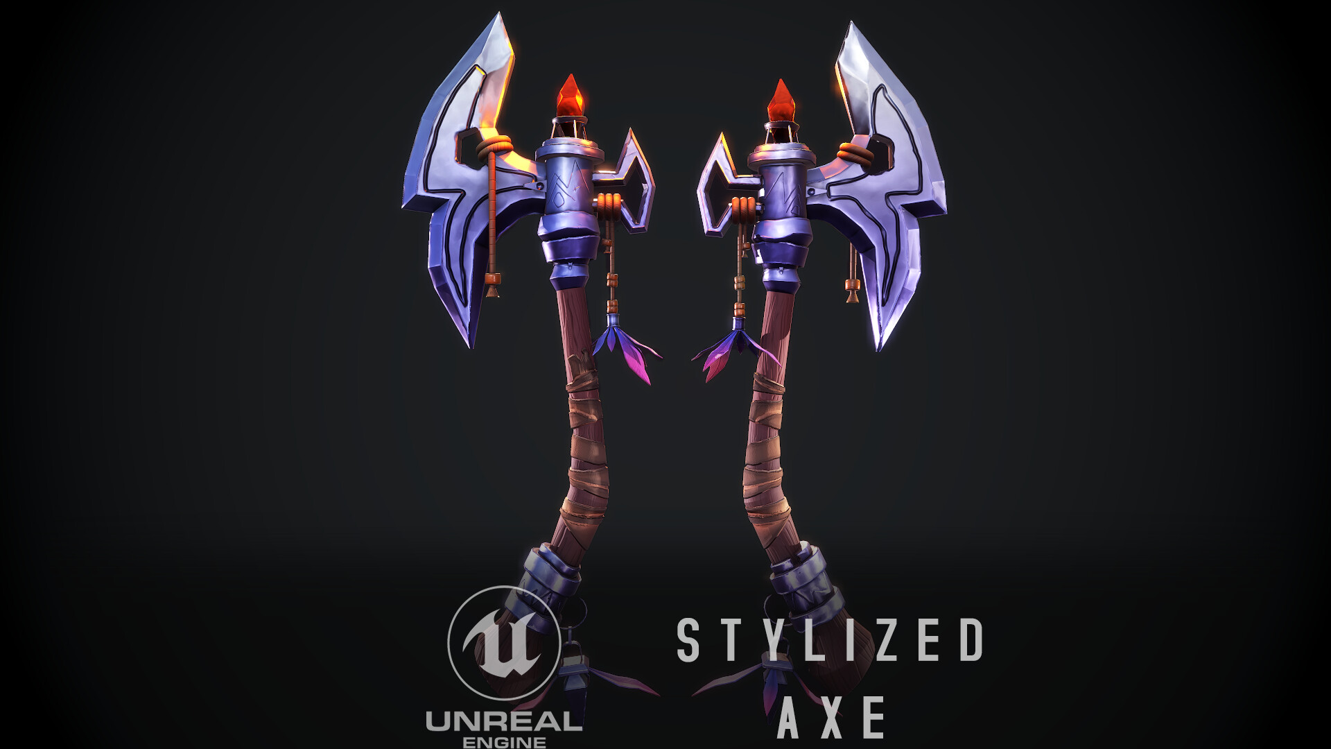 ArtStation - Axe Stylized Weapon