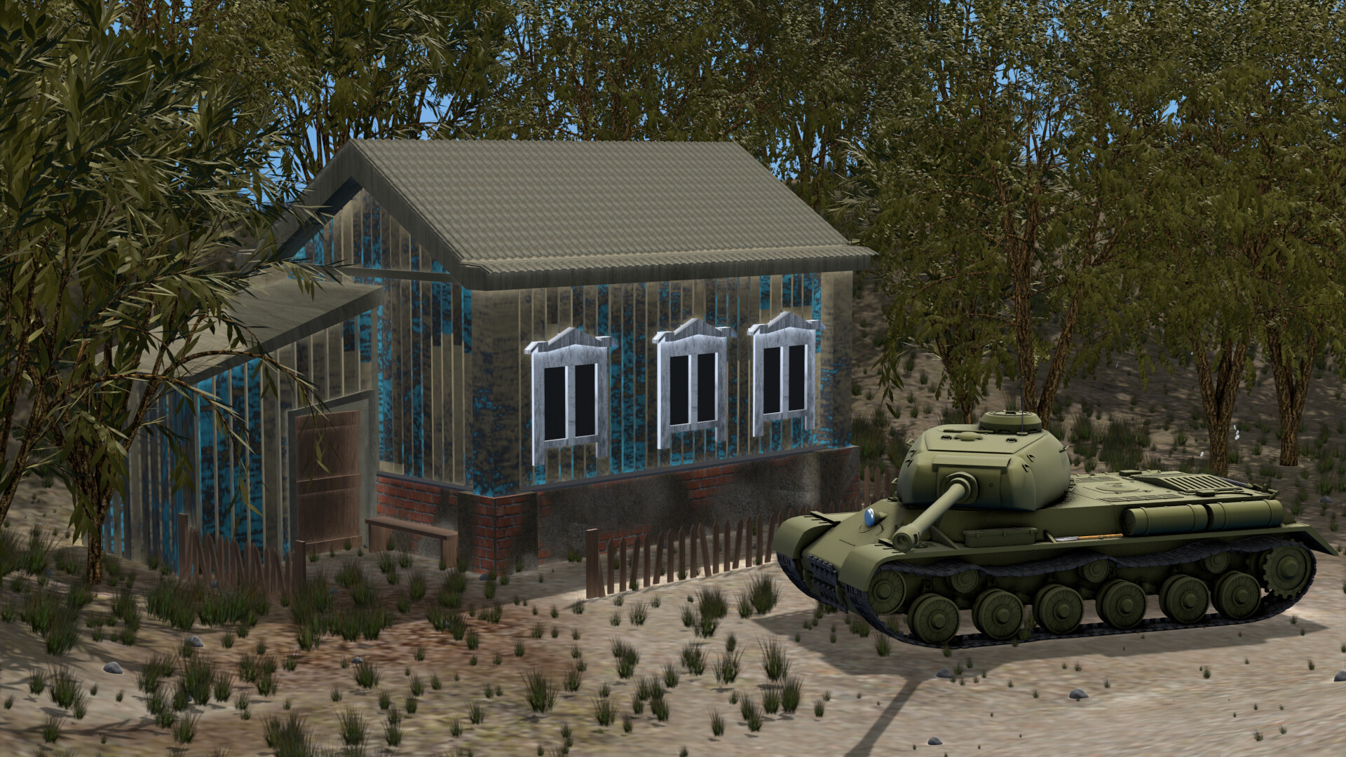 ArtStation - IS-2 Tank 3D - Eevee Render