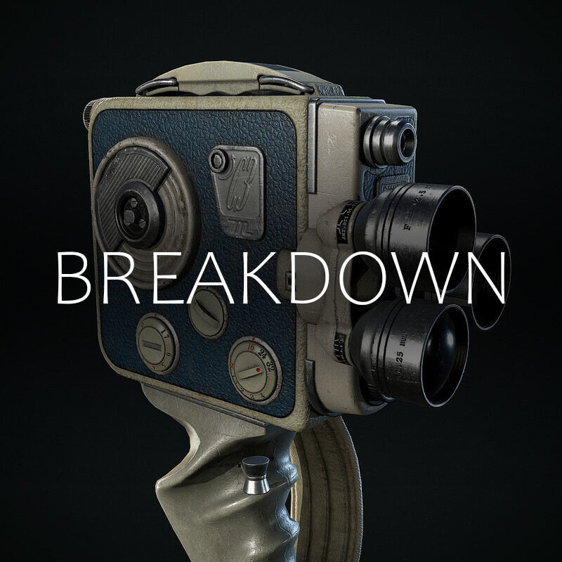 ArtStation - Breakdown of Vintage Camera - 80lv Interview