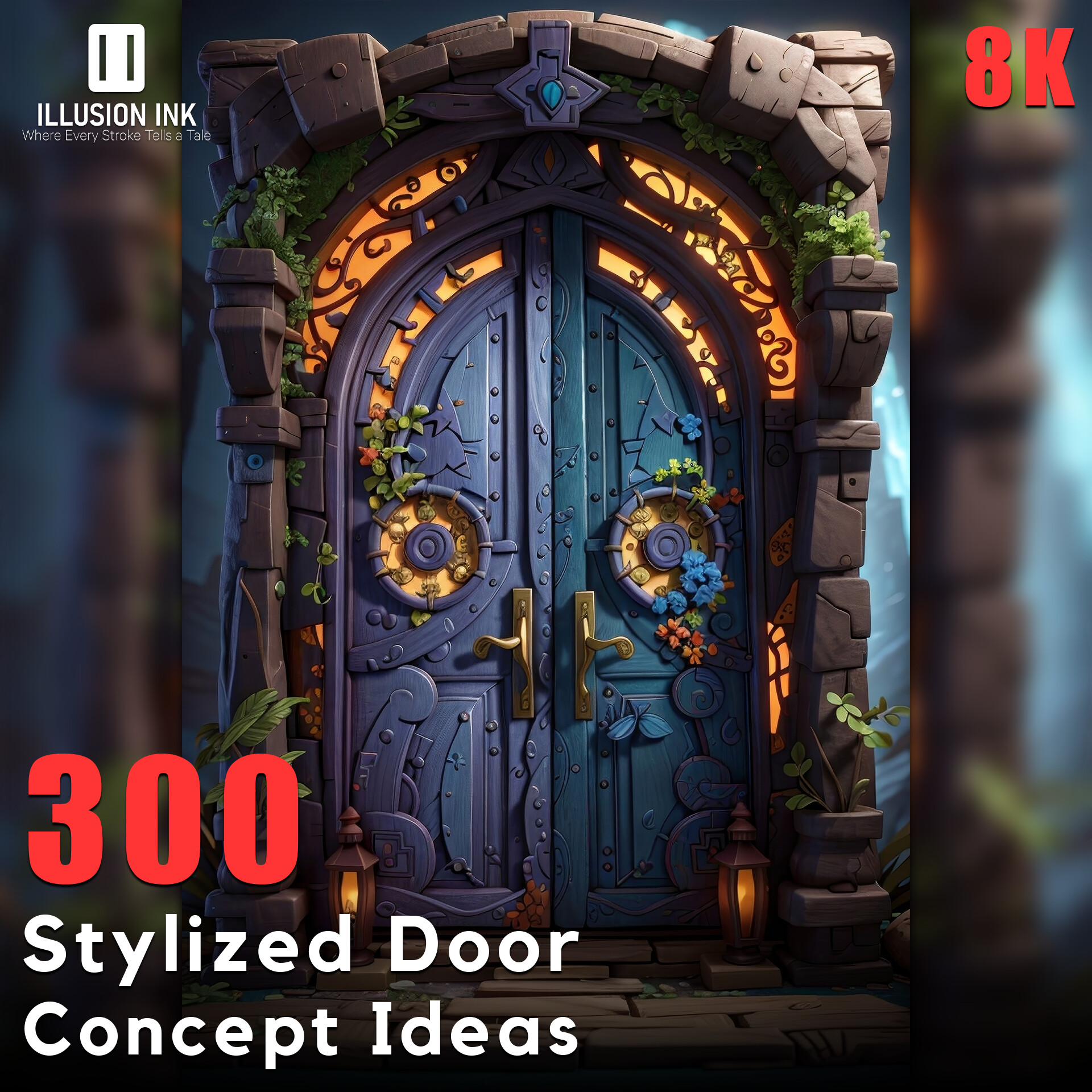ArtStation - 300 Stylized Door Concept Ideas | 8K