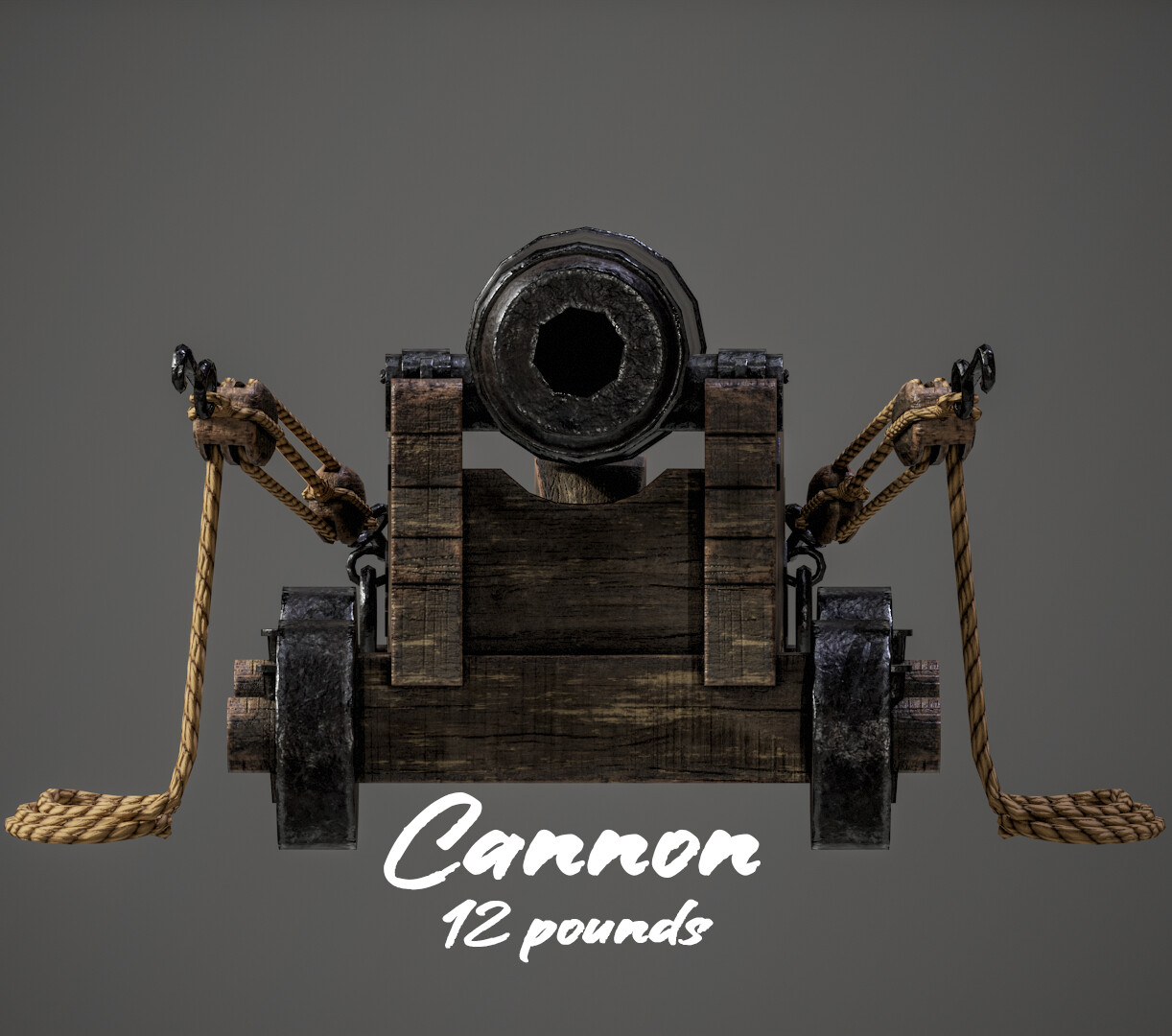 ArtStation - Cannon 12 pounder