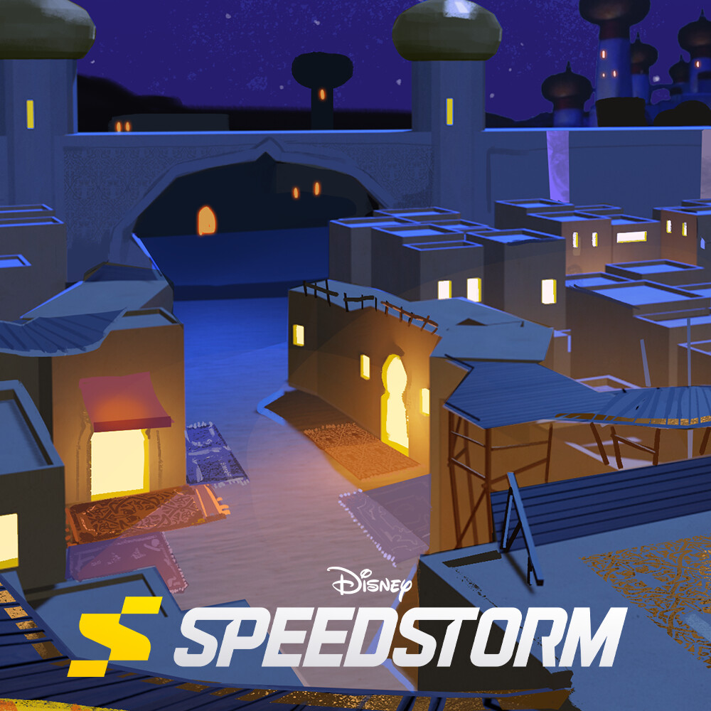 ArtStation - Disney Speedstorm - Aladdin Track